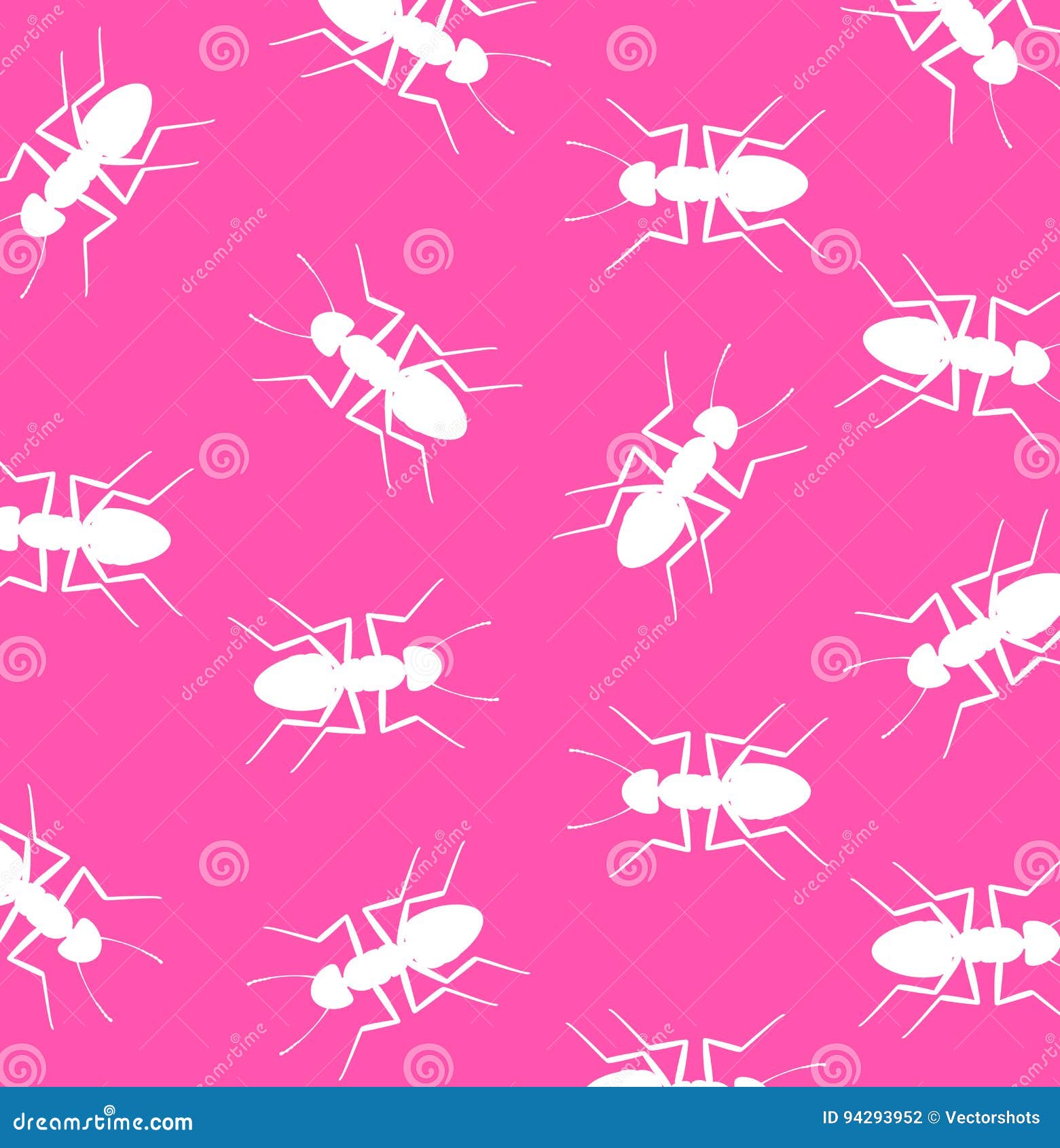 Ants Pattern Seamless. Ant Background. Anthill Texture. Ornament Of ...