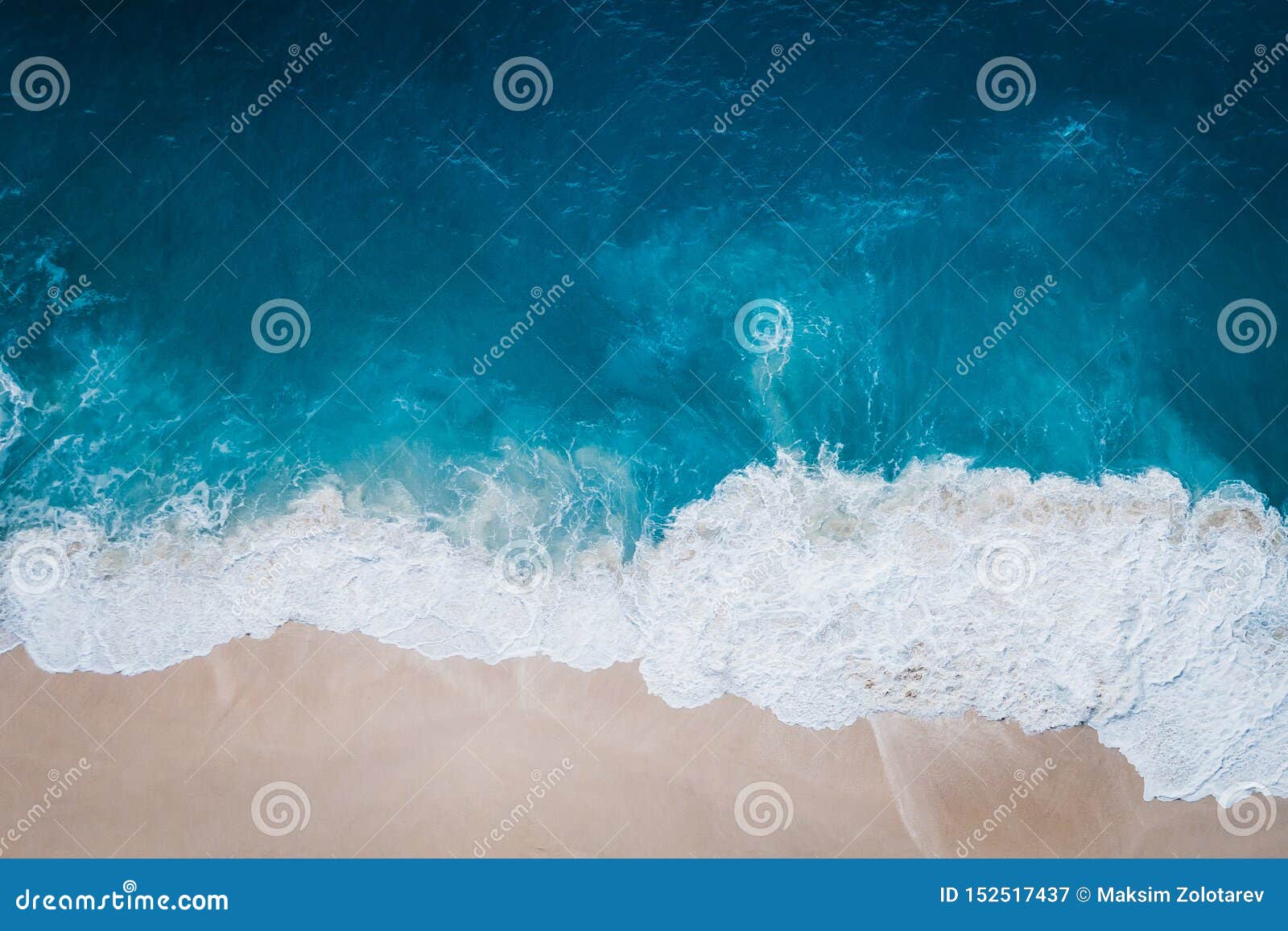 Wild Beach, Top View, Waves Stock Image - Image of travel, summer ...