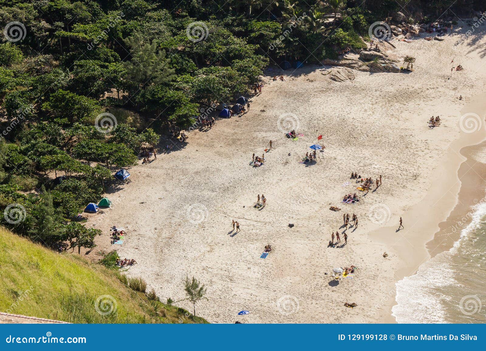 Of the Wild Beaches Trail in Rio De Janeiro Stock Photo - Image of ...