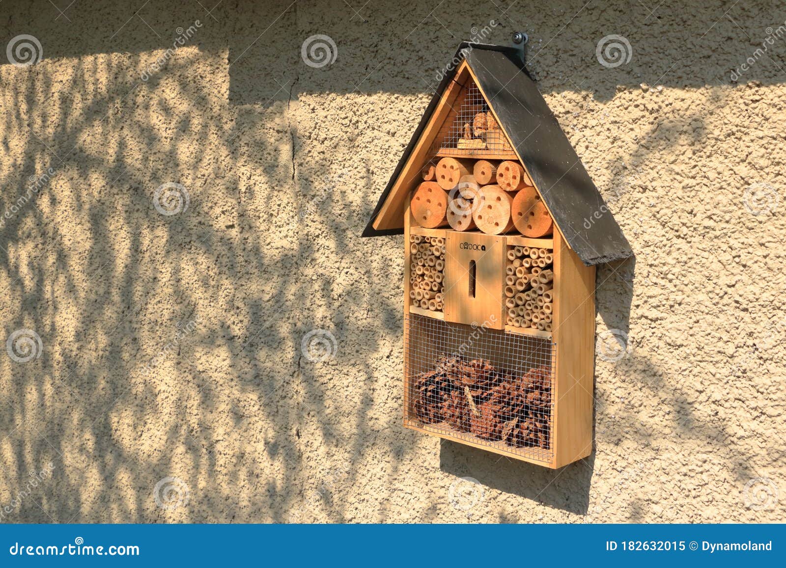 Wild Bee and Insect Shelter Hotel Editorial Image - Image of build ...