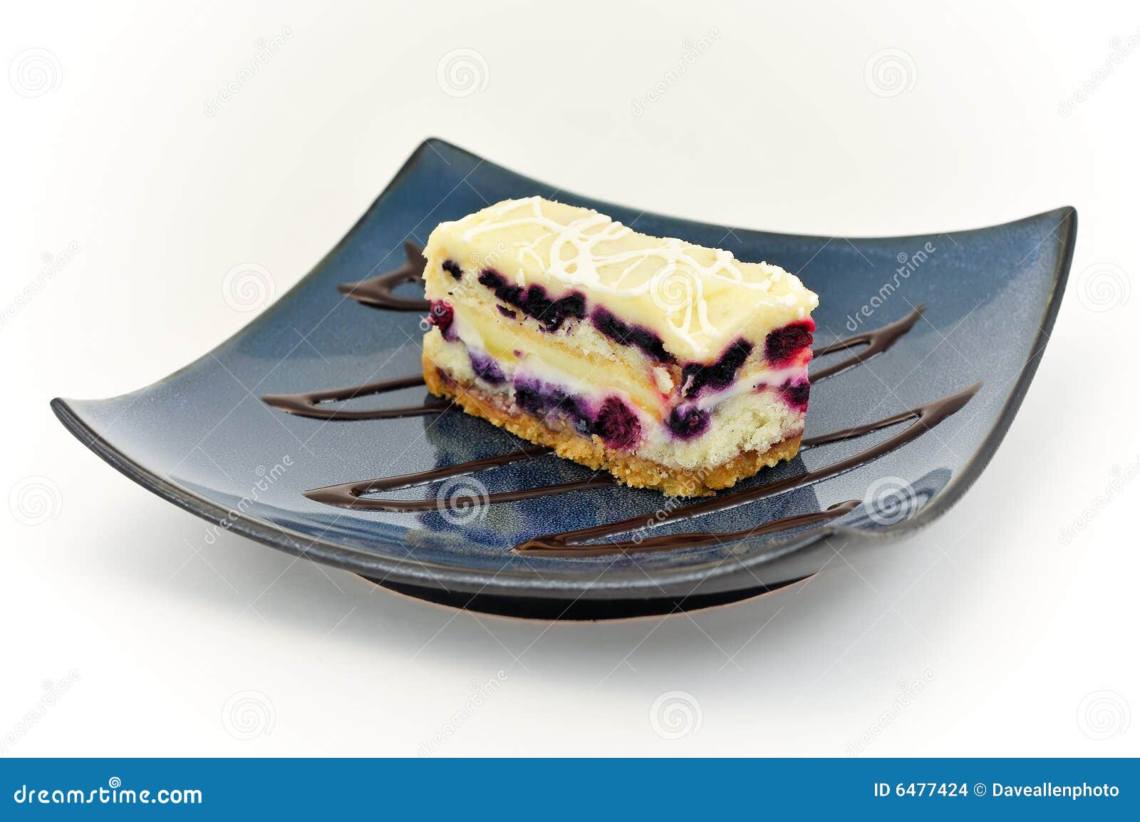 Wild Berry Layered Dessert Creme Cake Sweets White Stock Photo - Image ...