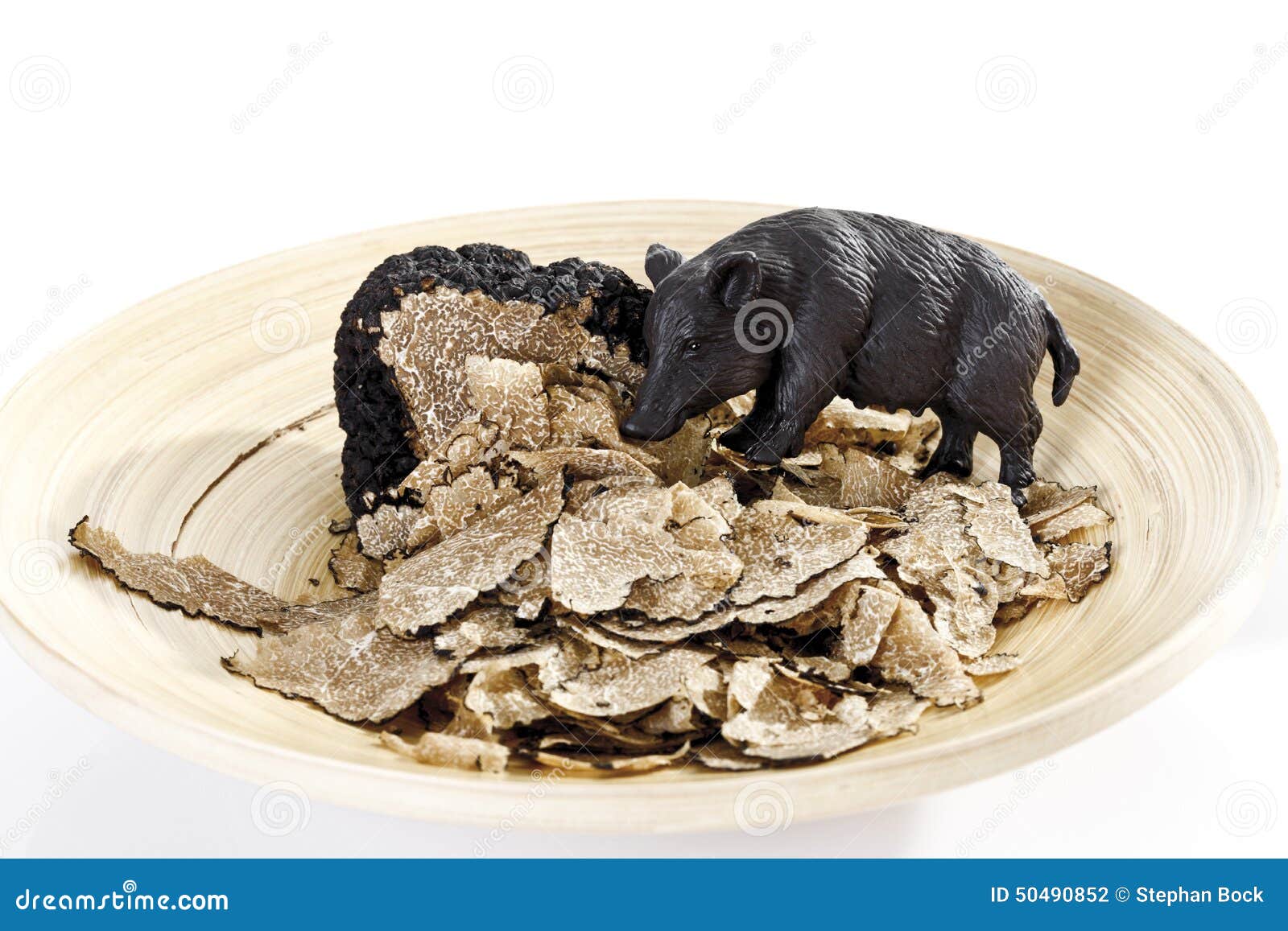 Wild Boar and Black Truffle Slices Stock Photo - Image of lush, savory ...