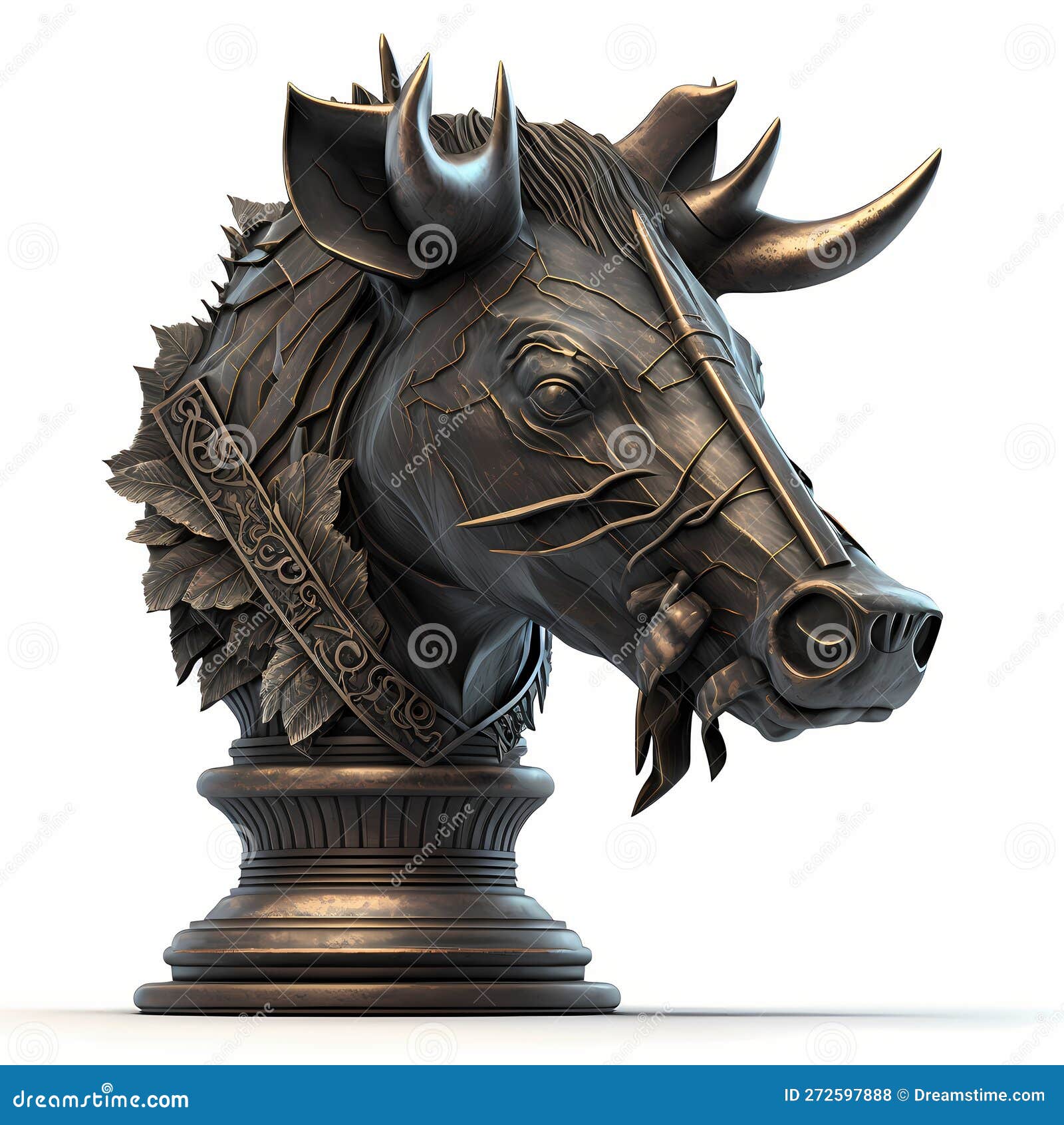 Wild Boar Hunter Trophy. Generative AI Stock Photo - Image of fauna ...