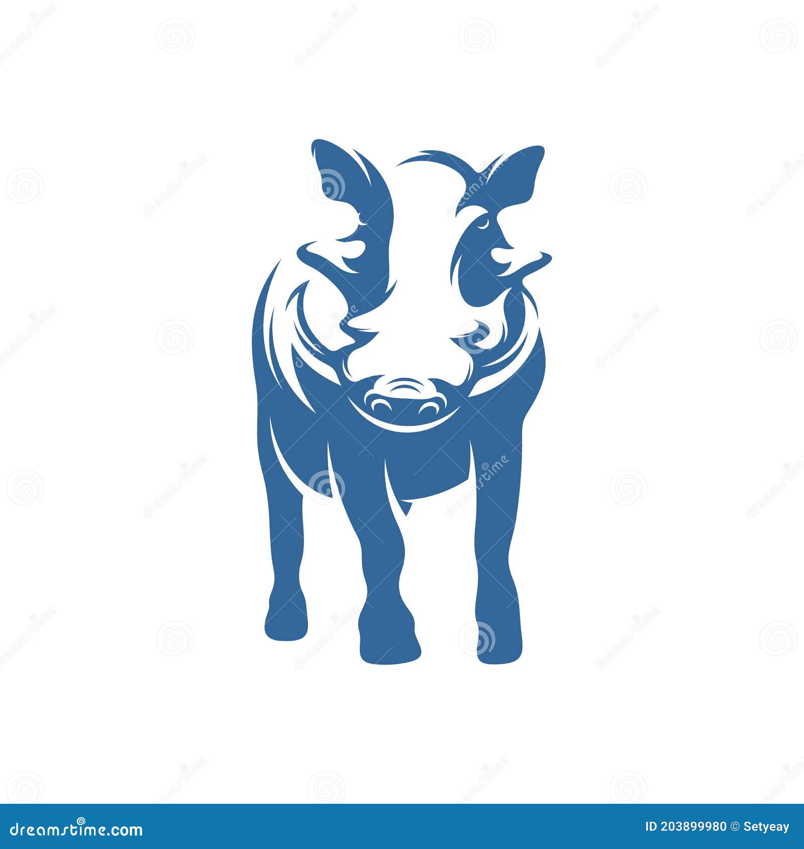 Wild Boar Logo Vector Template, Creative Wild Boar Logo Design Concepts ...