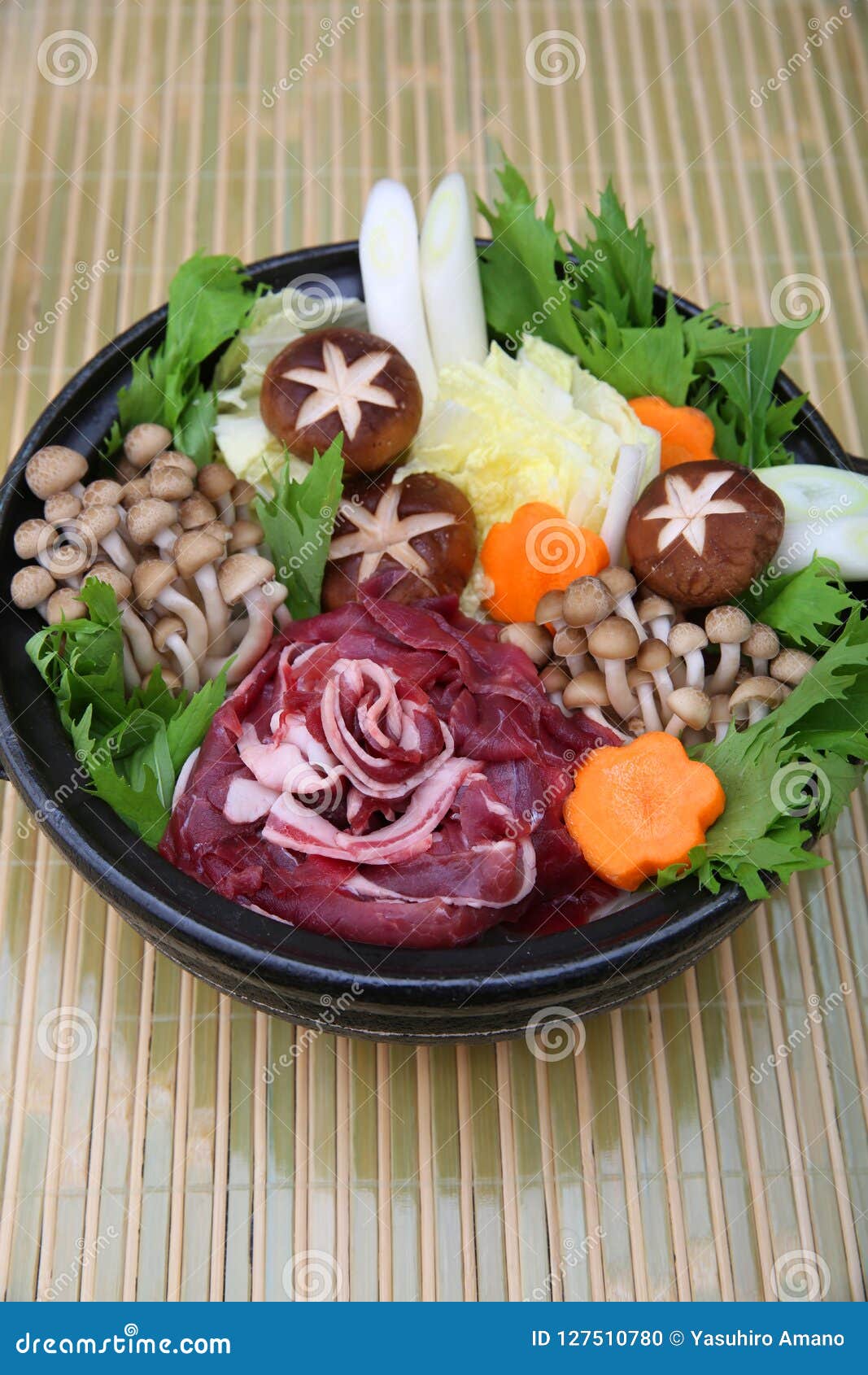 Wild Boar Meat Dish Served in a Pot Stock Photo - Image of food ...