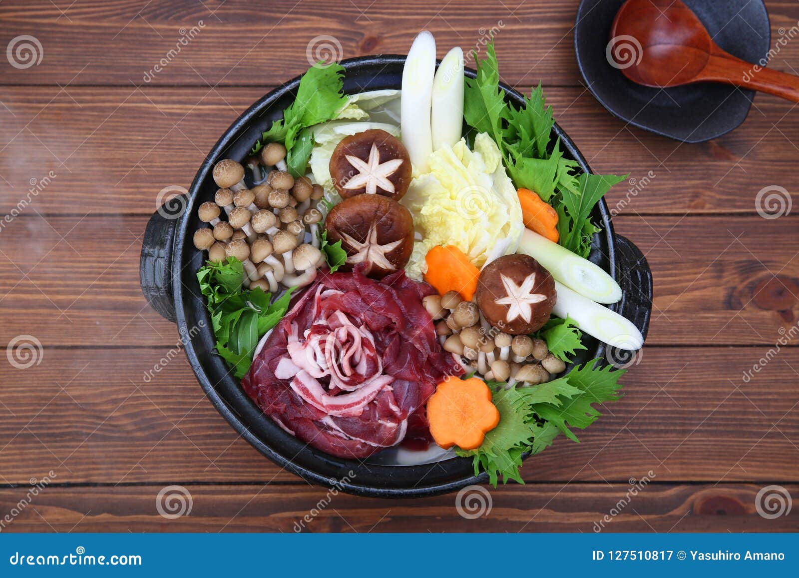 Wild Boar Meat Dish Served in a Pot Stock Image - Image of ingredient ...