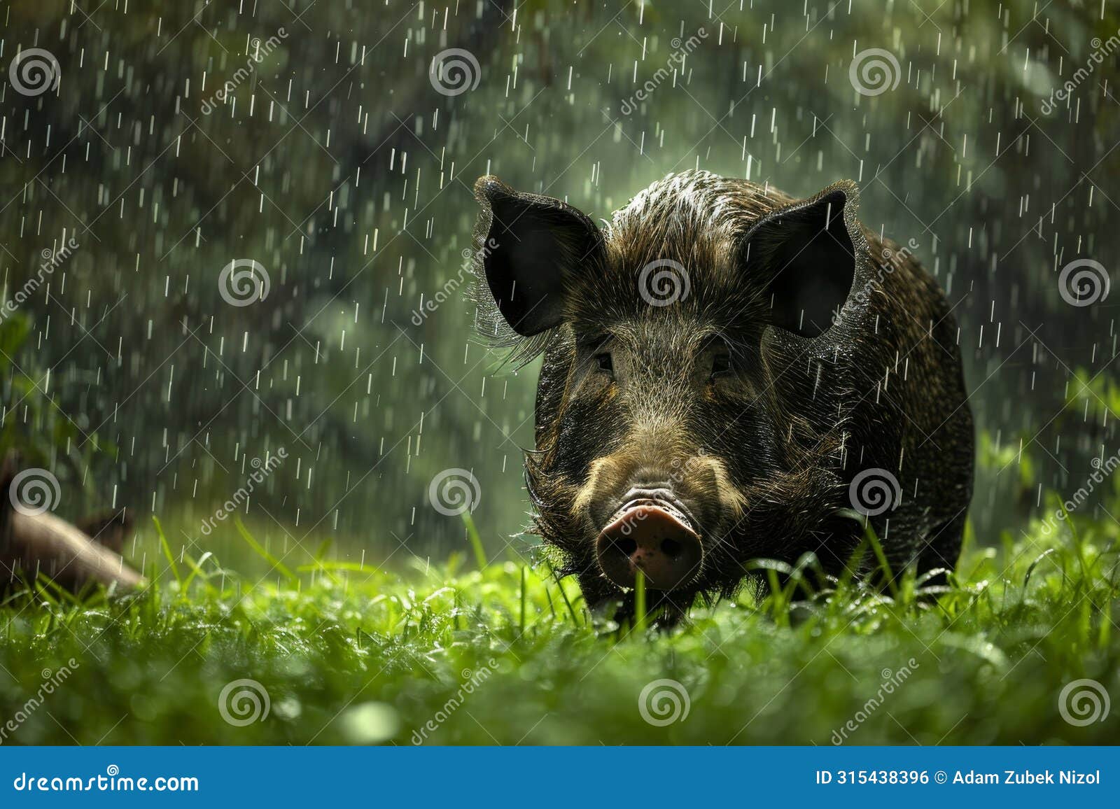 Rain-Drenched Atmosphere With 2025 Balloons. Stock Image ...