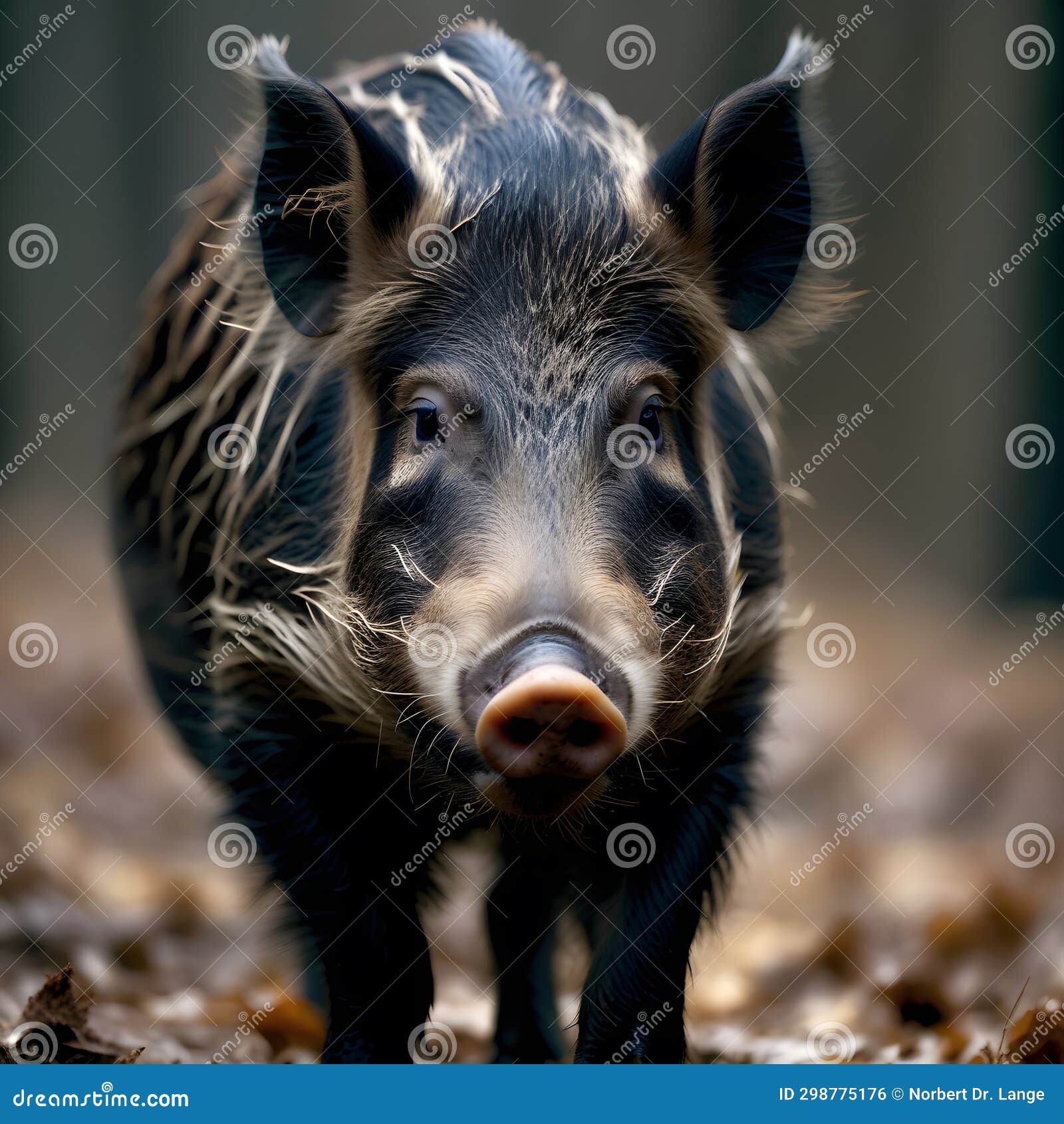 Wild boars, AI-generatet stock photo. Image of organic - 298775176