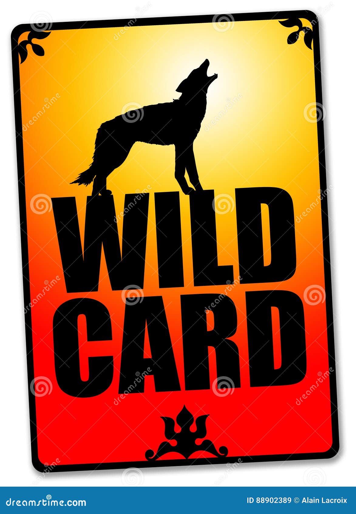 Wild card stock illustration. Illustration of berth, qualification ...