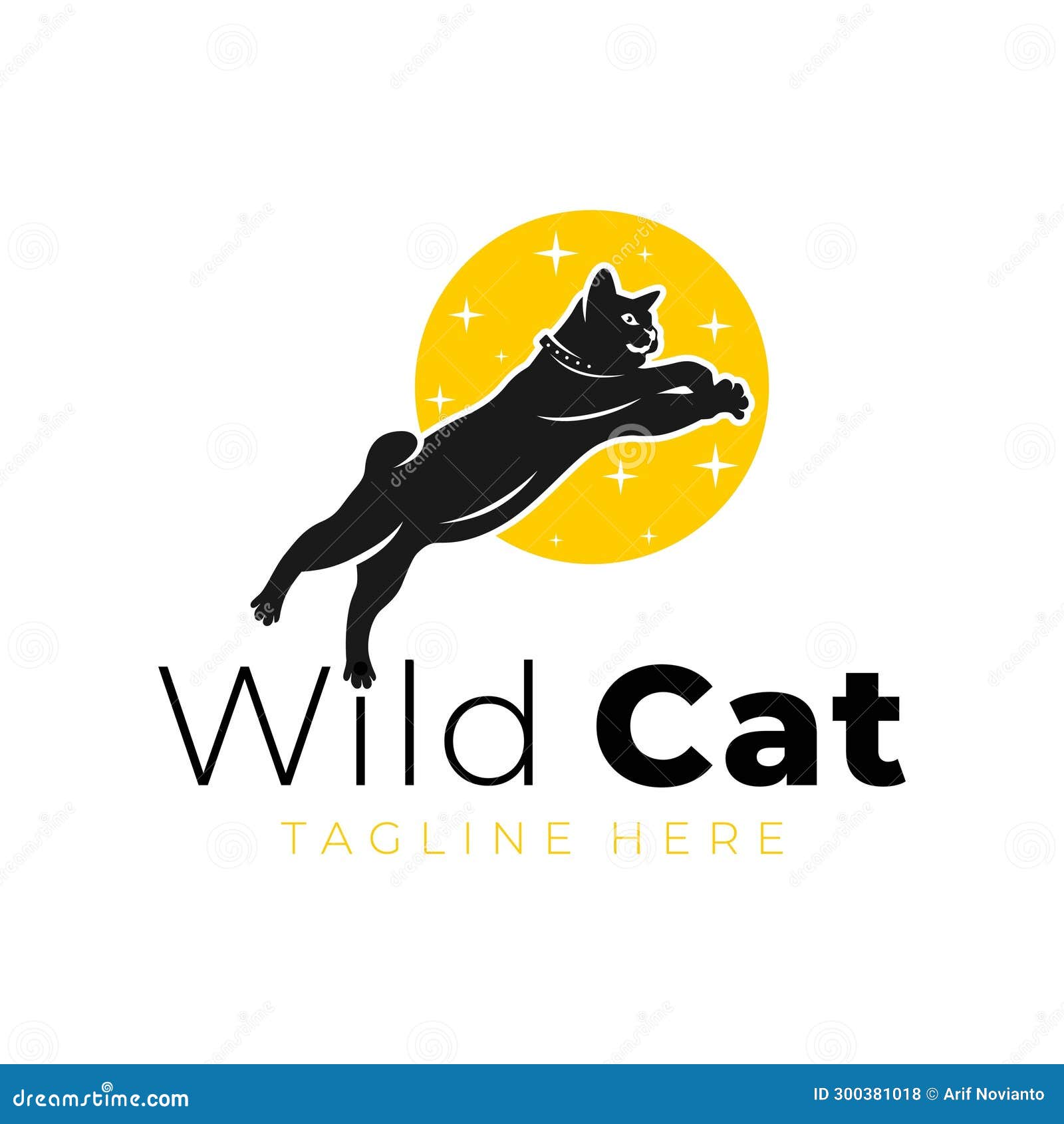 Wild cat illustration logo stock illustration. Illustration of isolated ...