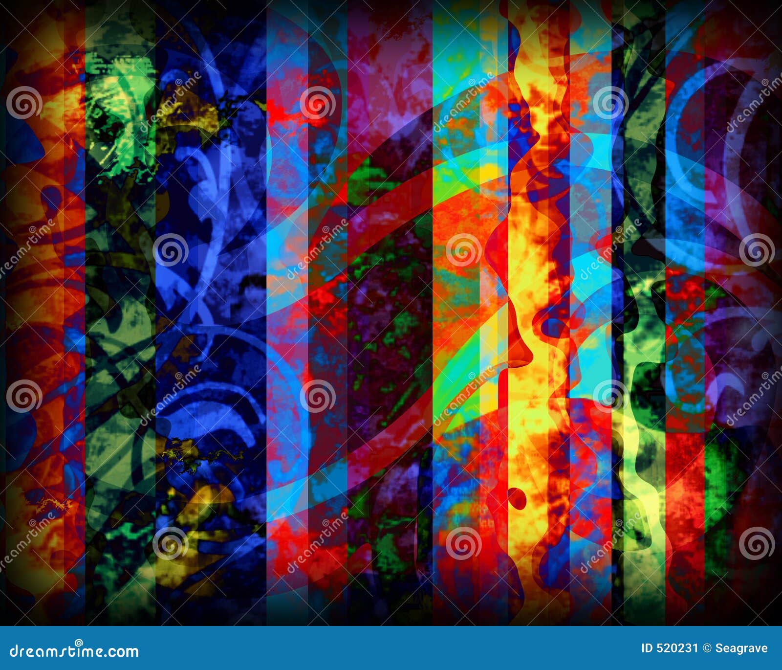 Wild colore abstract stock illustration. Illustration of vividcolor ...