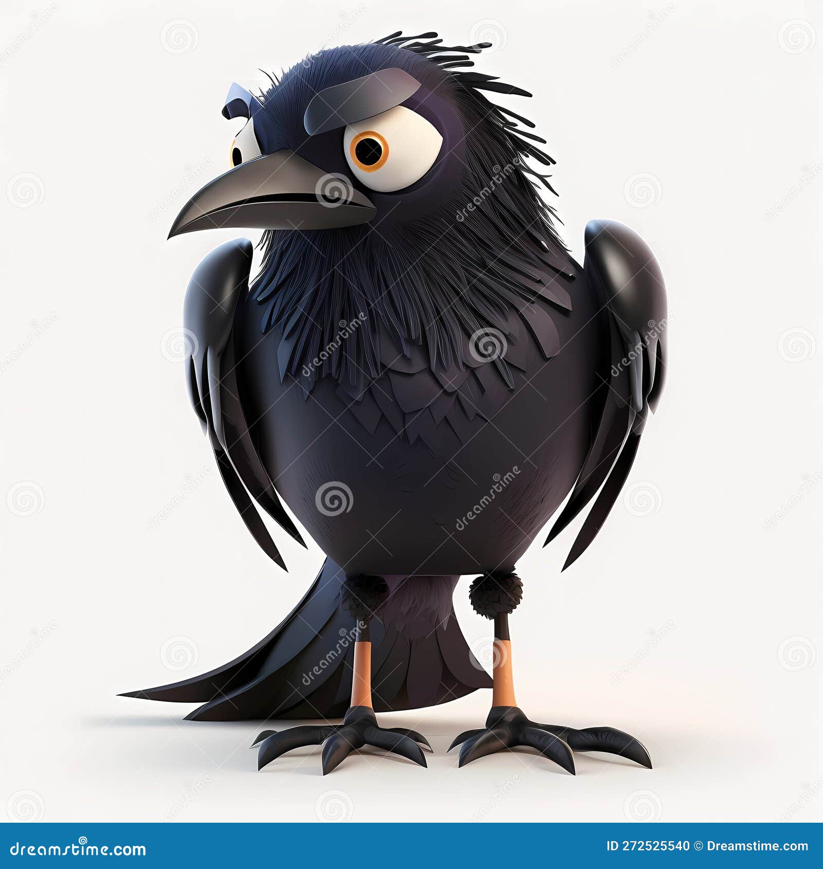 Wild Crow: A Dark Beige And Bronze 2d Game Art Illustration ...