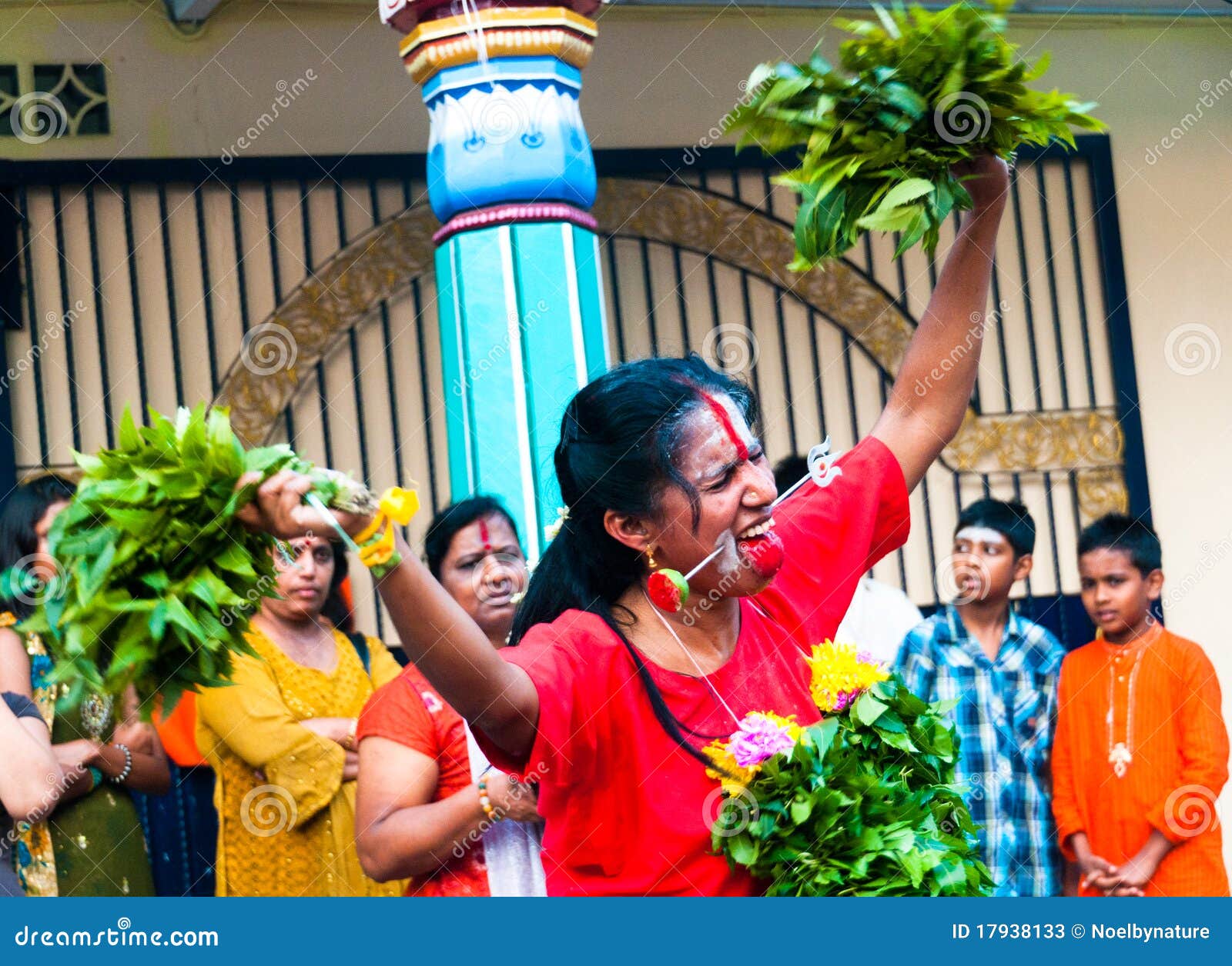 Wild dance editorial stock photo. Image of hinduism, lumpur - 17938133