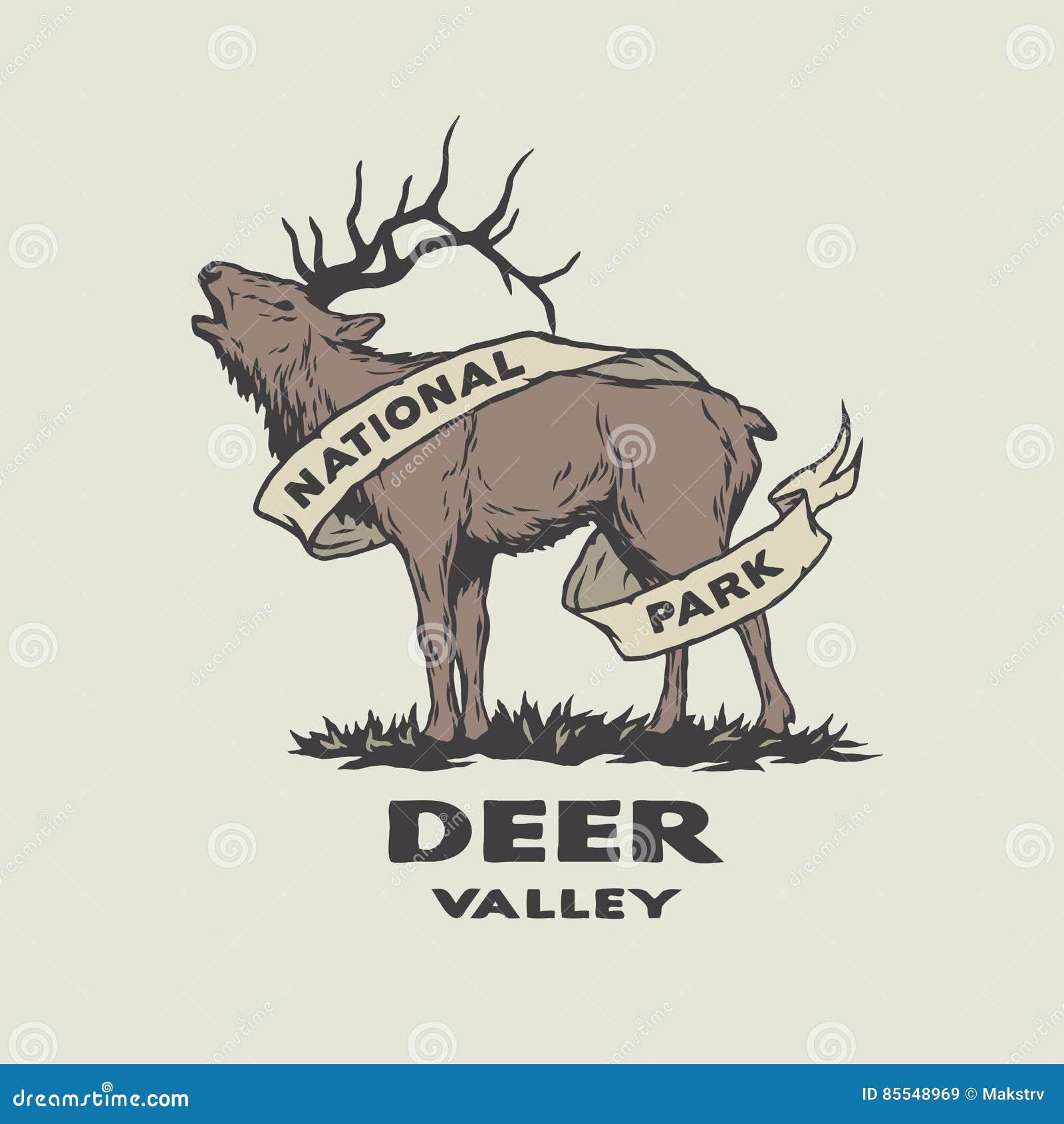 Wild Deer Cartoon Illustration | CartoonDealer.com #29266110