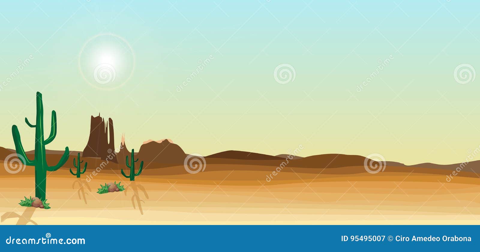 Cartoon Desert Scene Stock Illustrations – 3,397 Cartoon Desert Scene ...