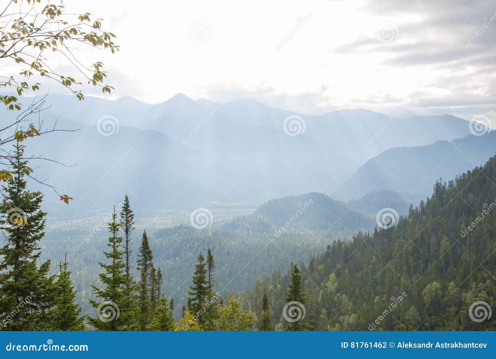 The Wild and Desolate Mountains of the Khamar-Daban. Stock Photo ...