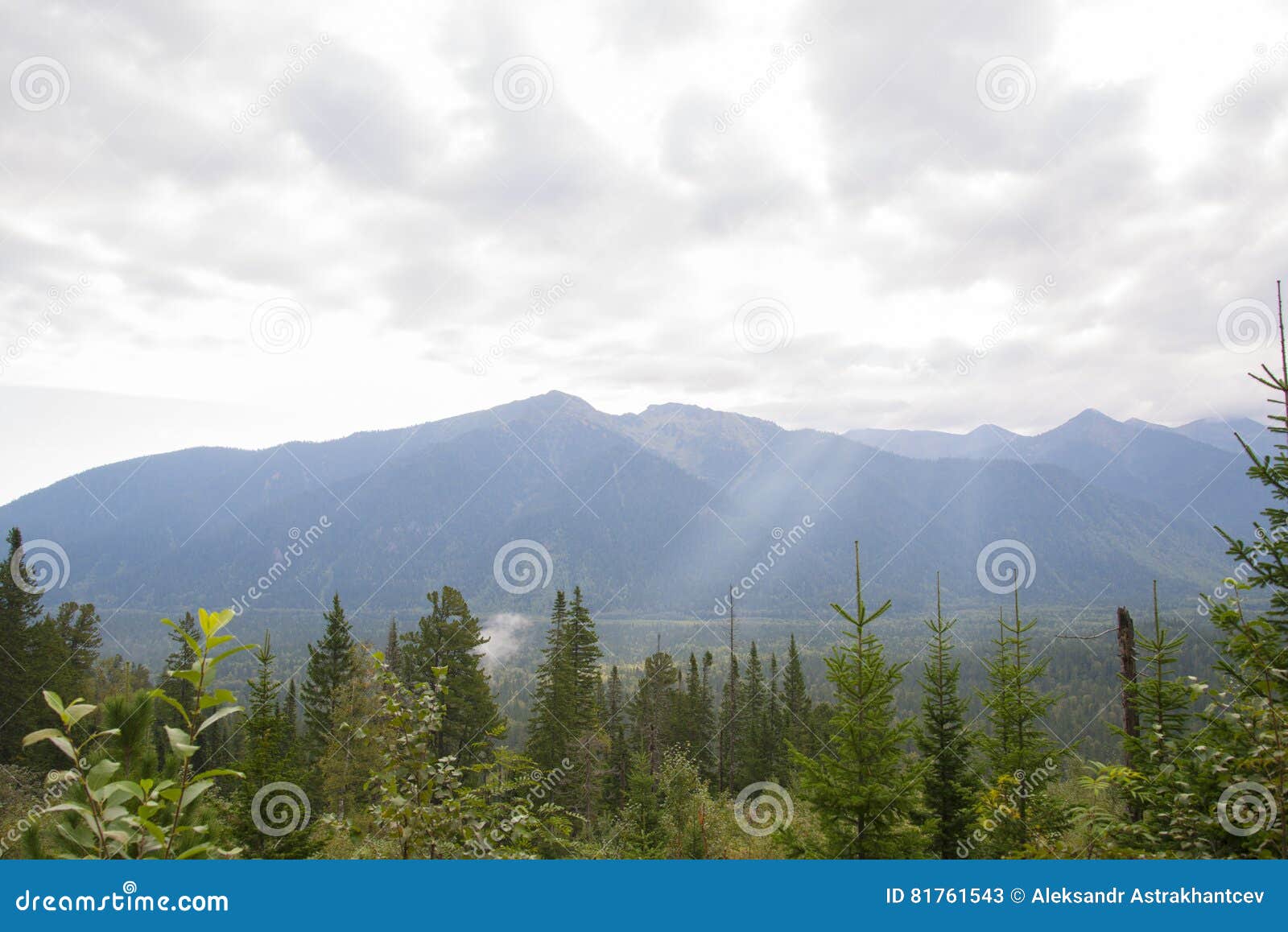 The Wild and Desolate Mountains of the Khamar-Daban. Stock Image ...