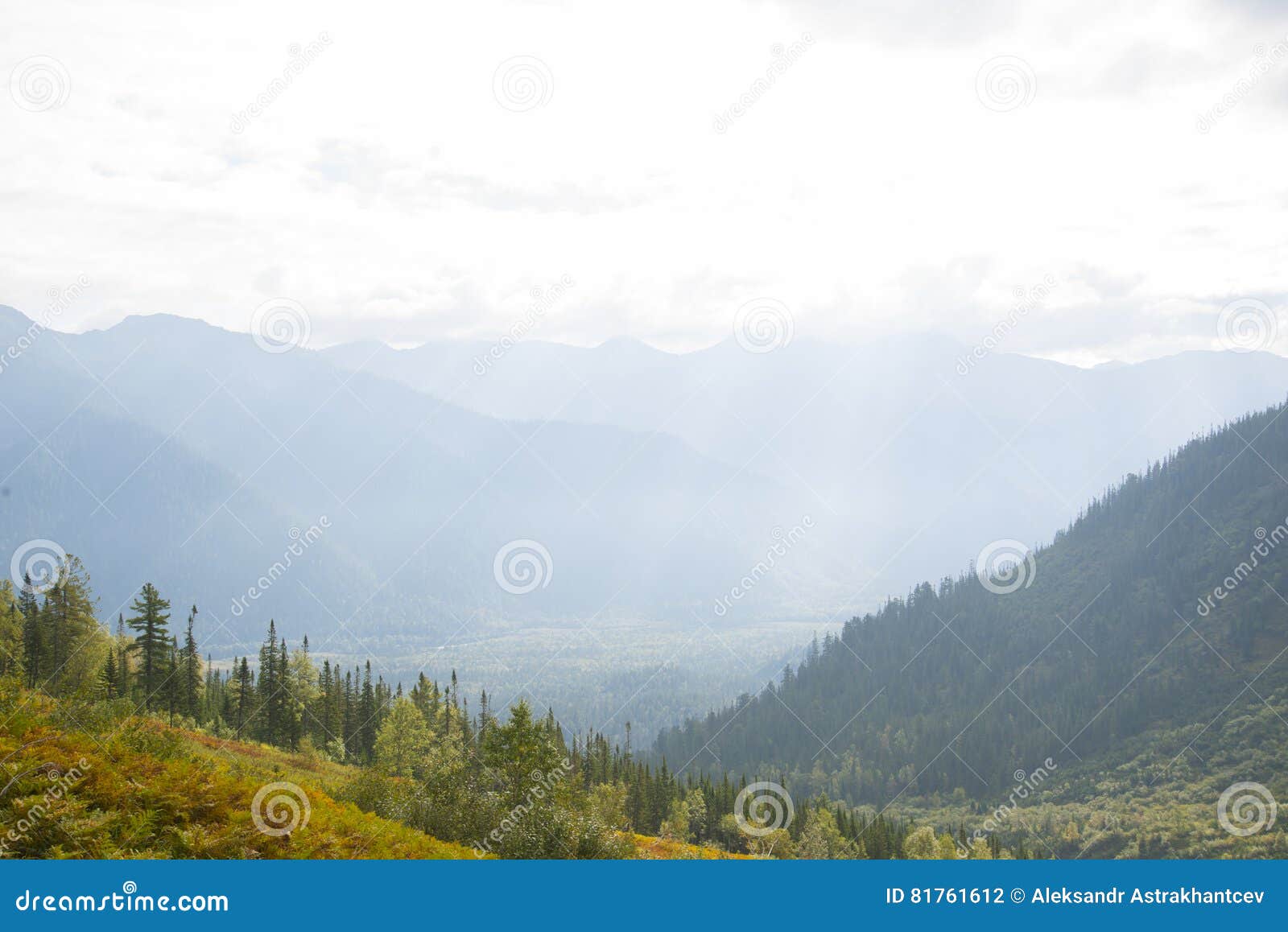 The Wild and Desolate Mountains of the Khamar-Daban. Stock Photo ...