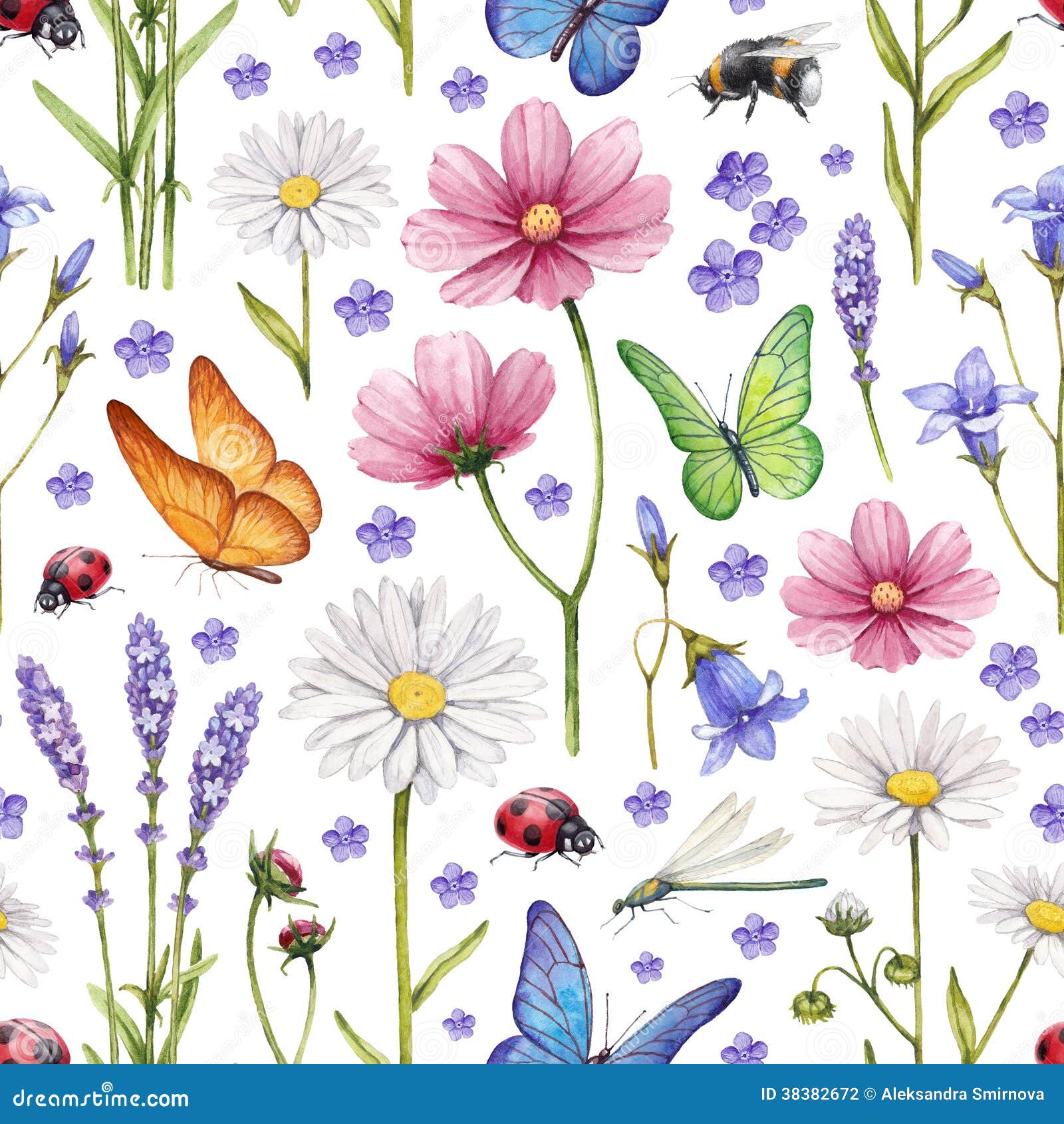 Insects Illustration Royalty-Free Cartoon | CartoonDealer.com #10206446