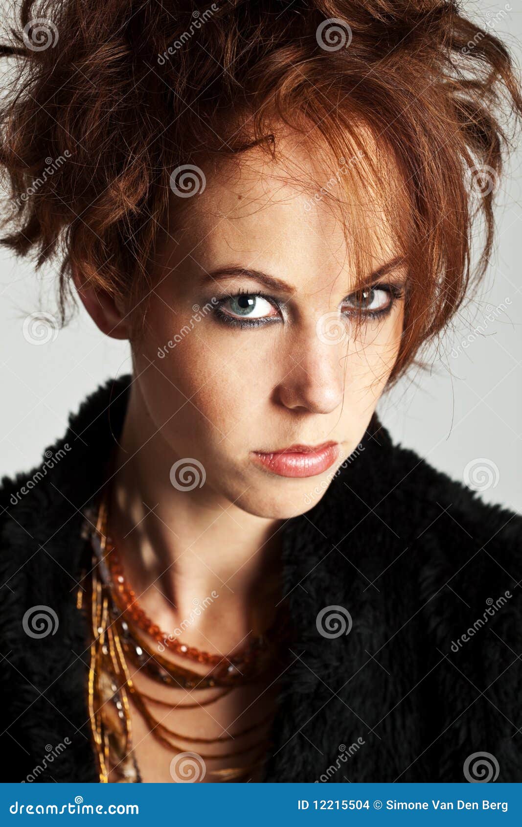 Wild girl stock photo. Image of women, attitude, pretty - 12215504