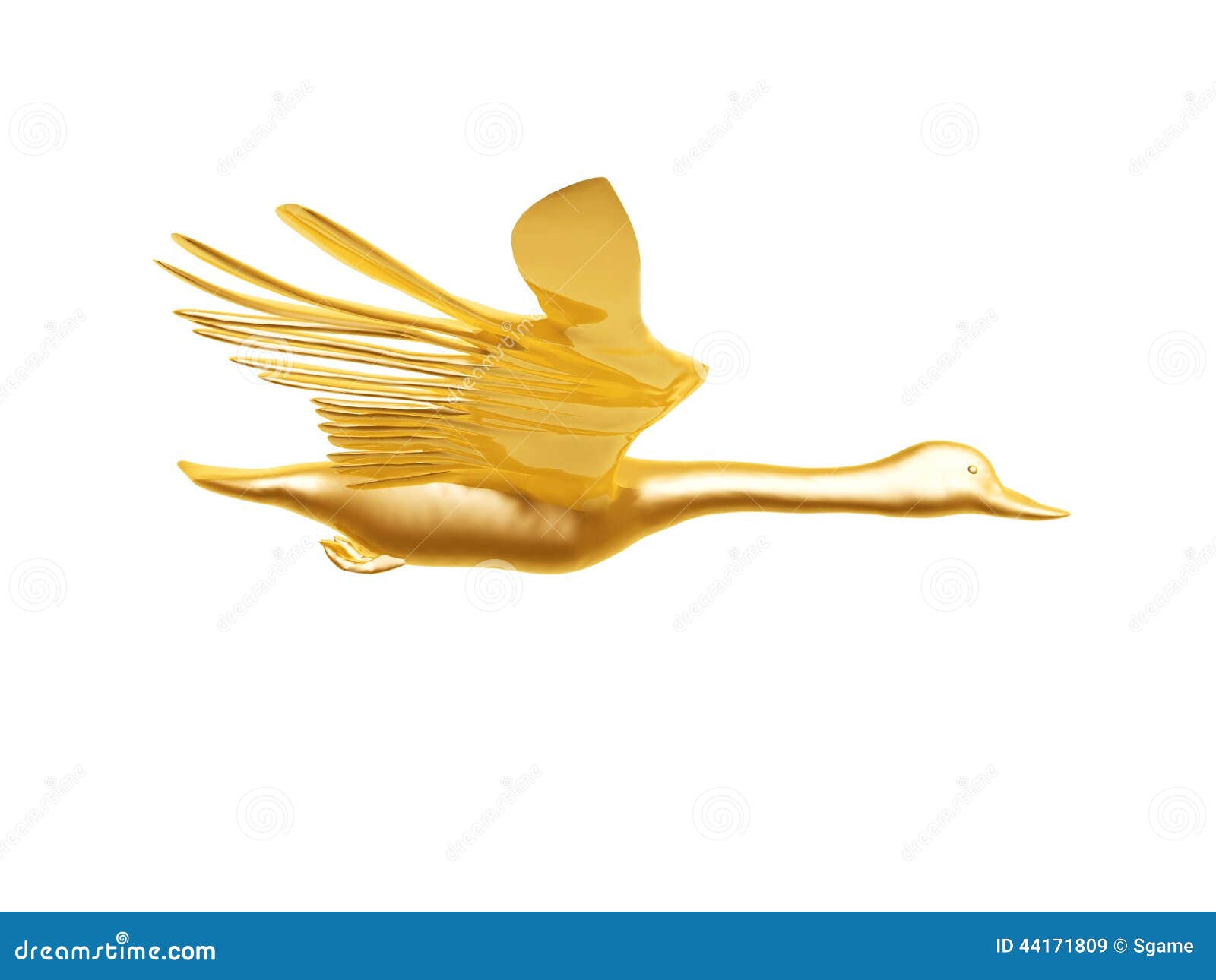 Goose In Flight. Vector Drawing | CartoonDealer.com #205199640