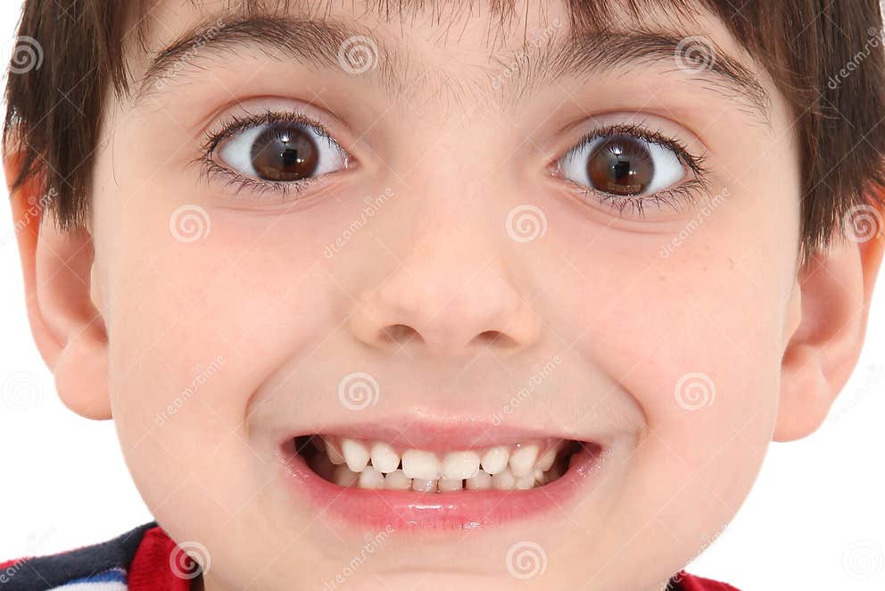 Wild Grin stock image. Image of facial, joyful, huge, children - 9013457