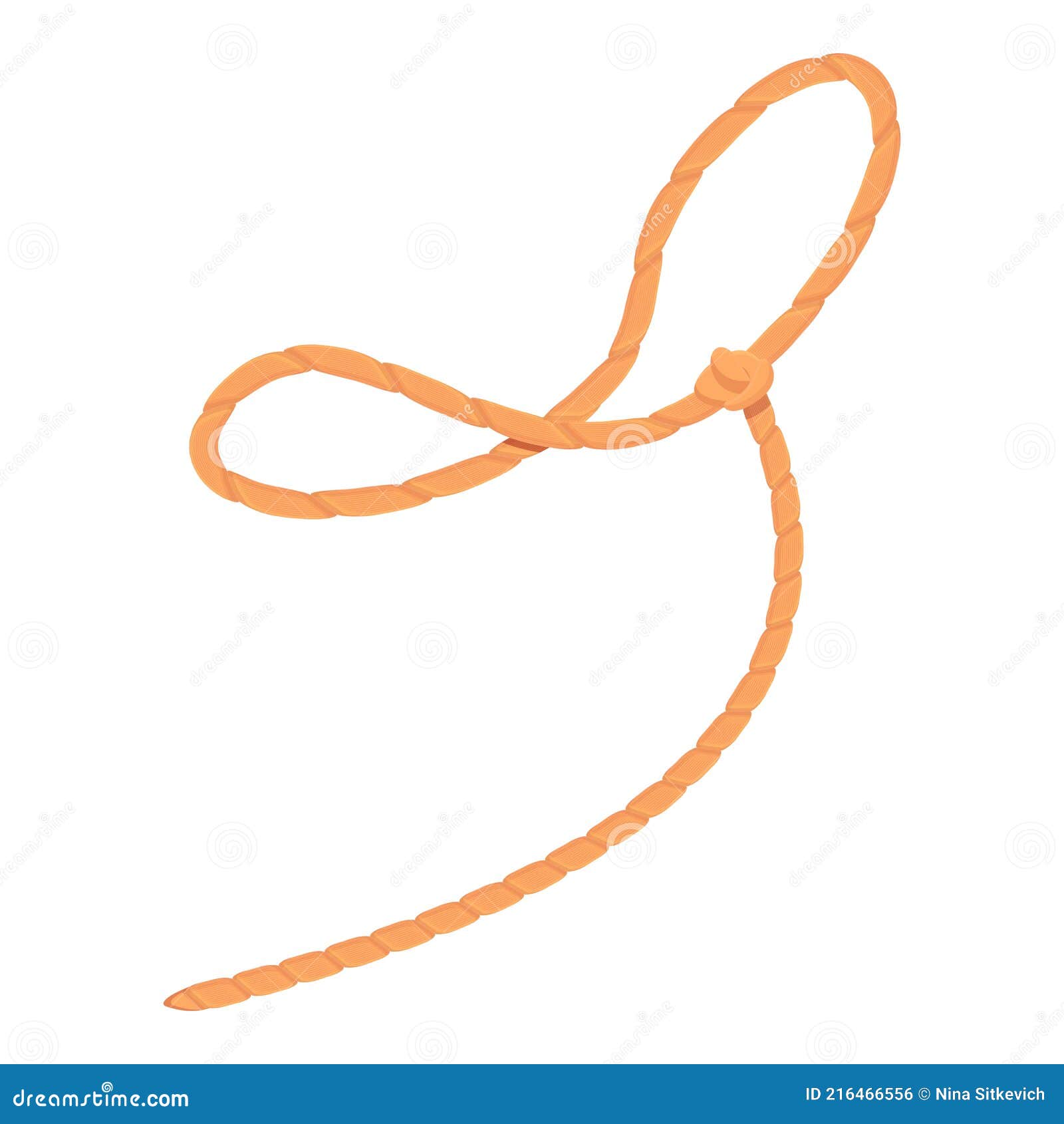 Wild Lasso Icon, Cartoon Style Stock Vector - Illustration of country ...