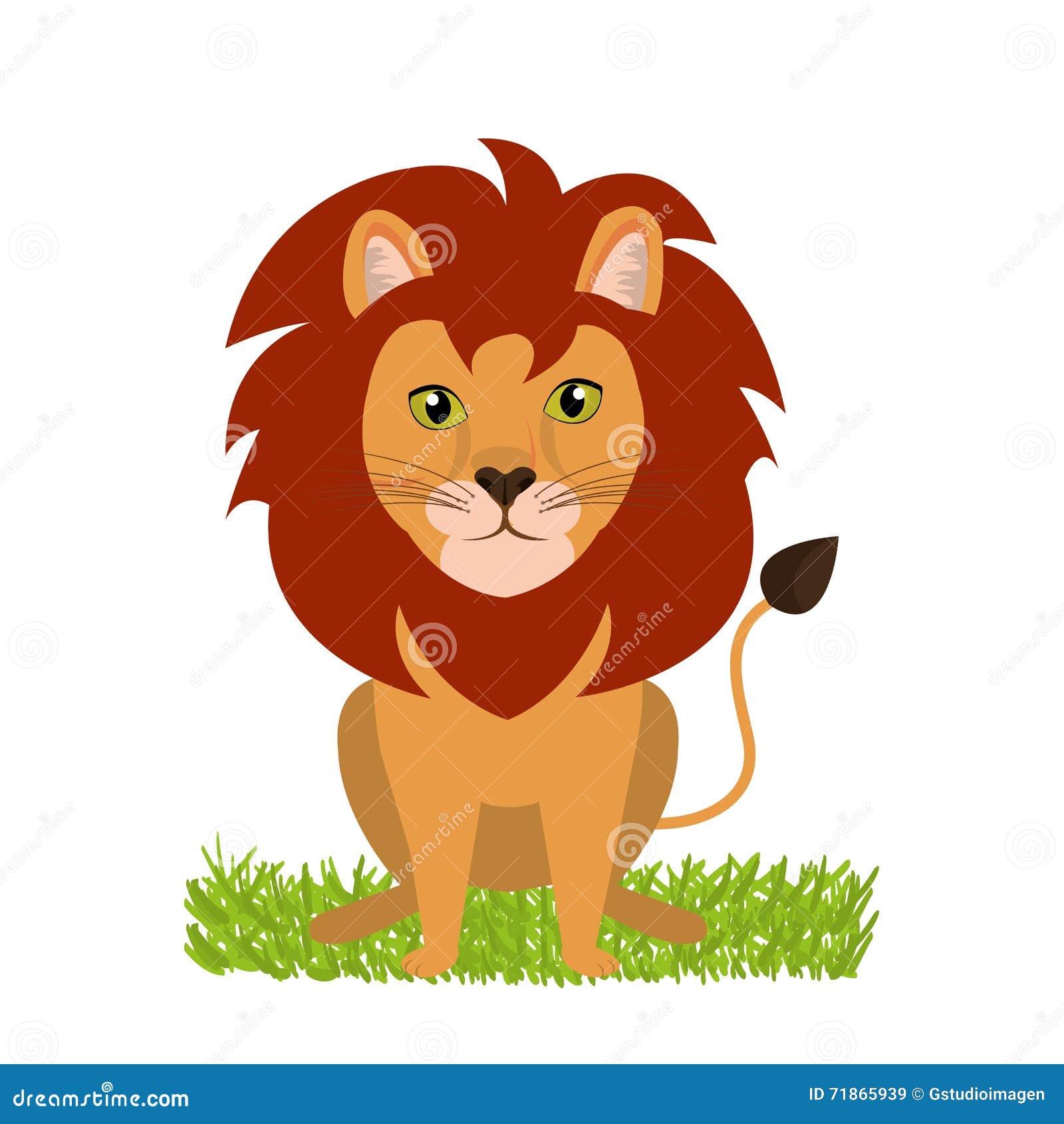 Wild leon design stock illustration. Illustration of isolated - 71865939