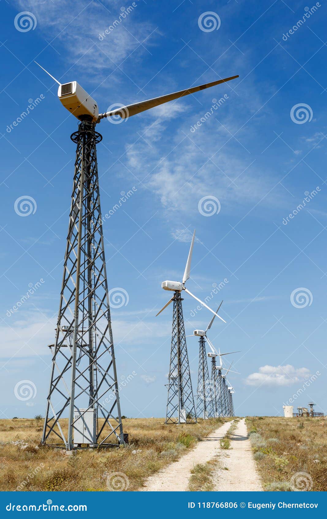 Wild mill in field stock photo. Image of generate, resource - 118766806