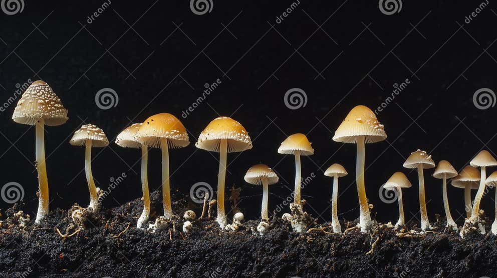 Wild Mushroom Foraging in the Forest Stock Photo - Image of collection ...