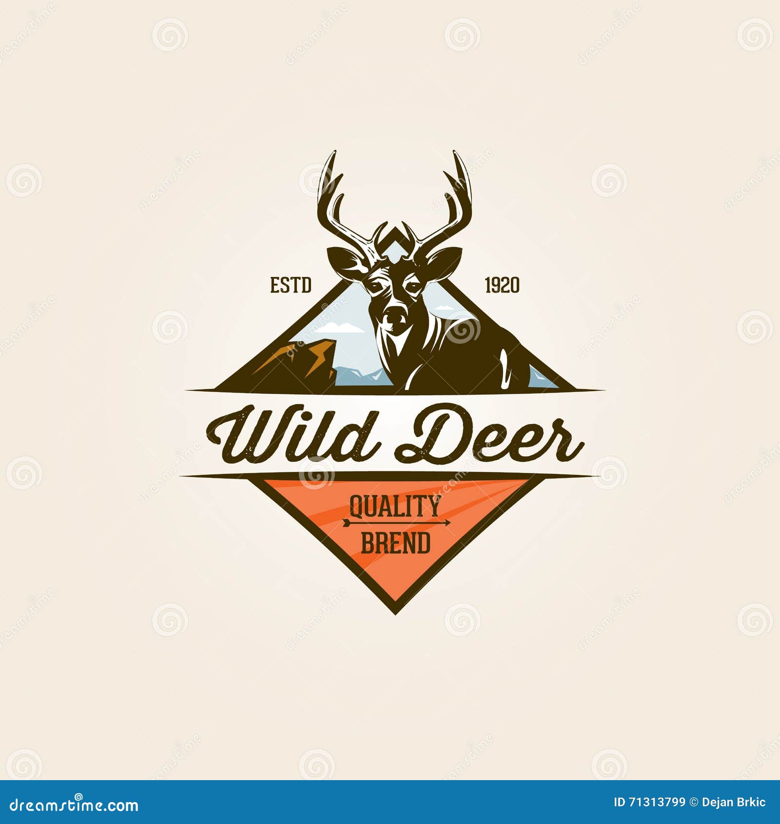 Wild Nature Logo Template stock vector. Illustration of decoration ...