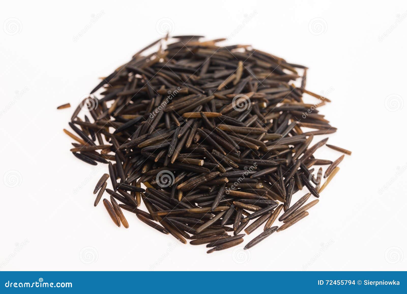Wild rice stock photo. Image of close, white, grains - 72455794