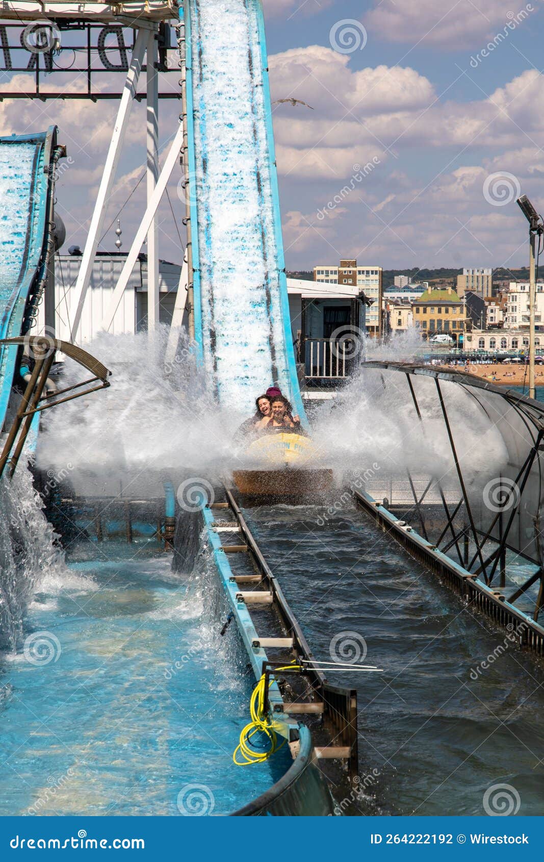 Wild River Ride on Brighton Pier Editorial Photography - Image of ...