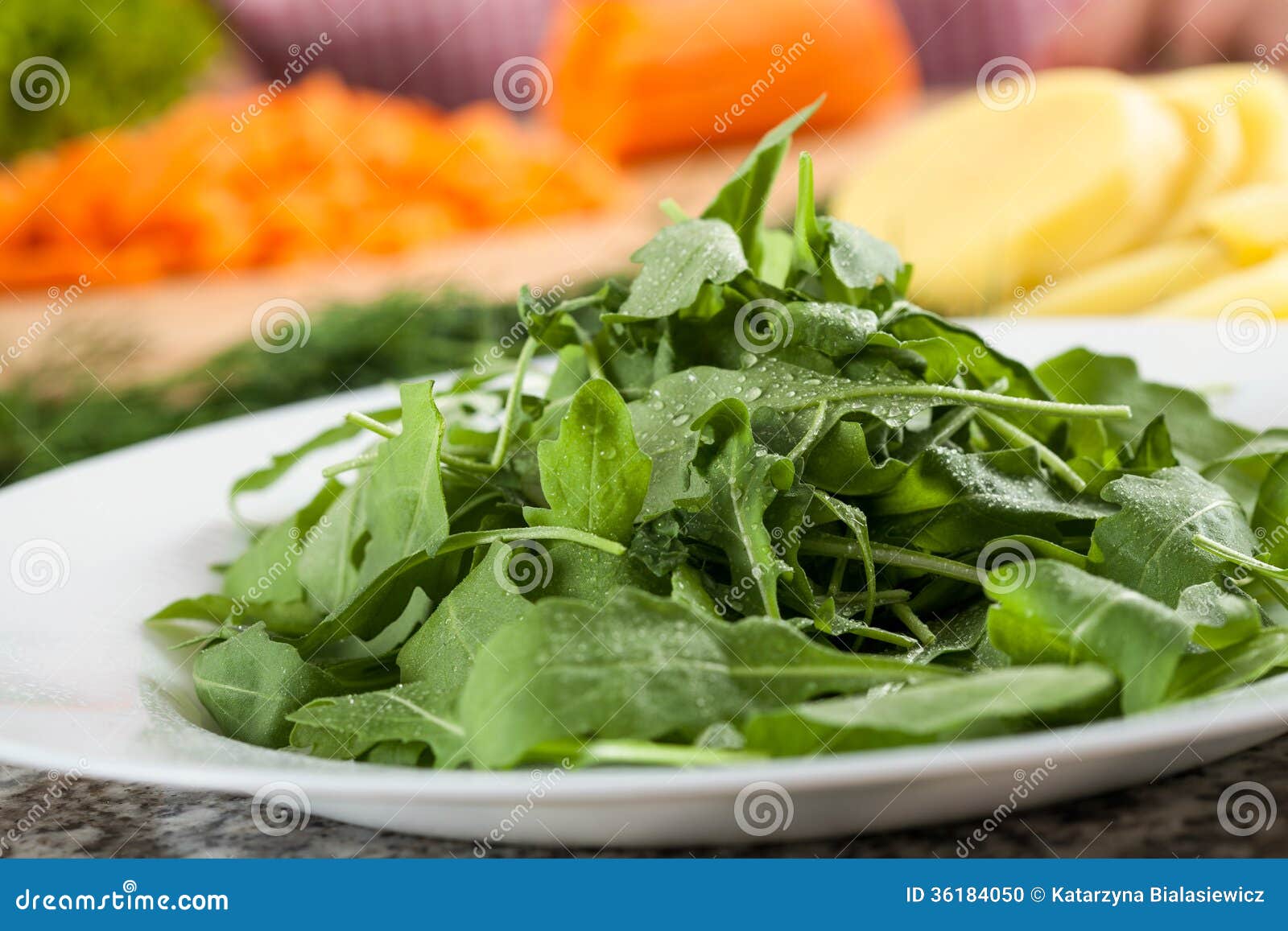 Wild rocket stock photo. Image of arugola, ecological - 36184050