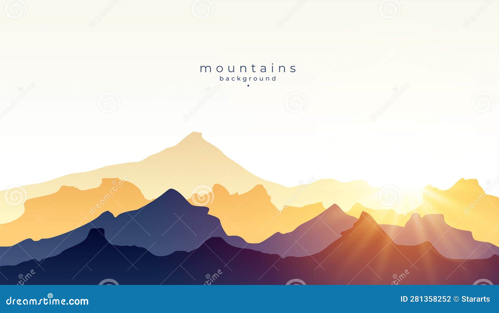 Wild and Rocky Mountain Terrain Landscape for Scenery Stock Vector ...