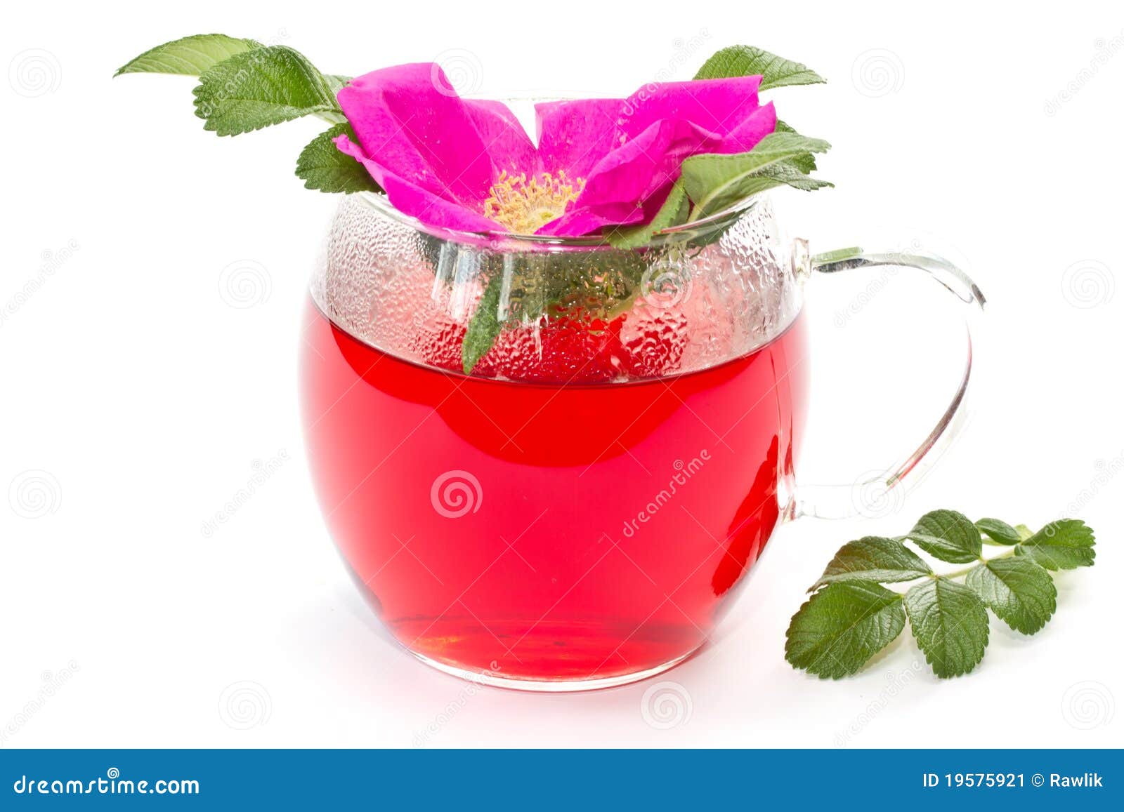 Wild rose flower and tea stock image. Image of flower - 19575921