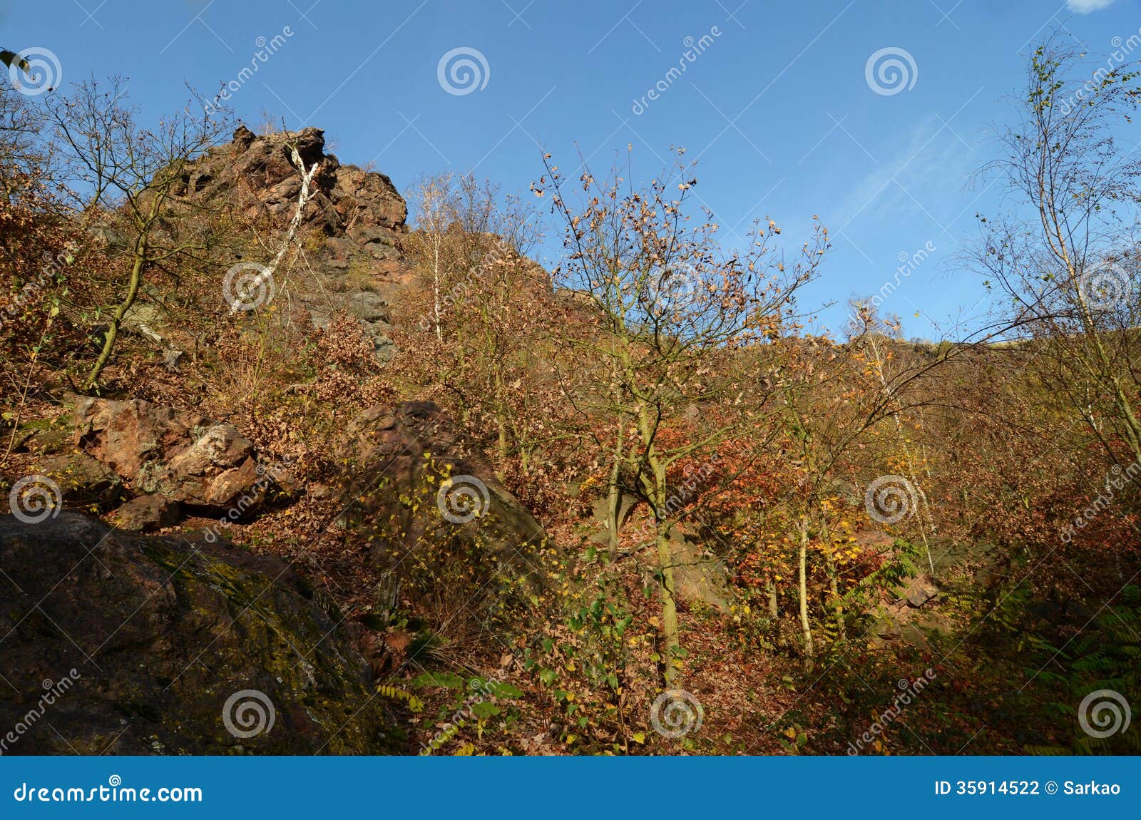 Wild Sarka, Prague stock photo. Image of cliff, wild - 35914522