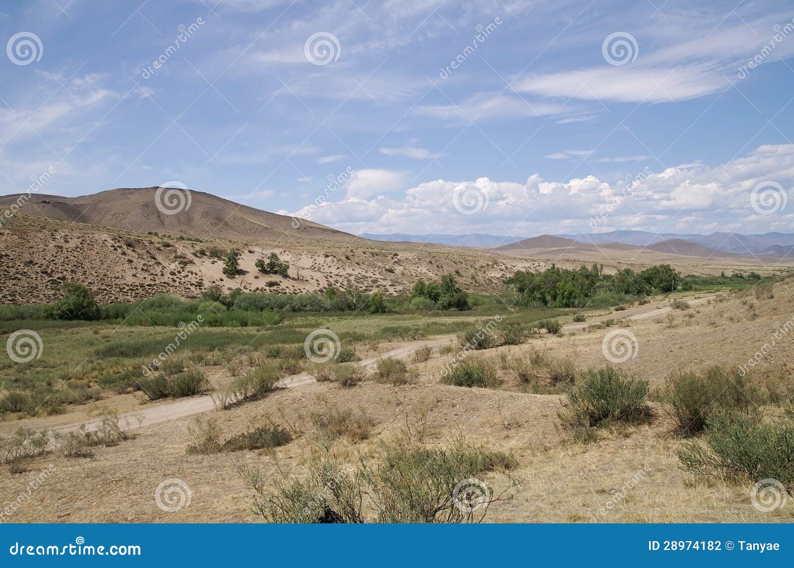 Wild Scenery in Tuva Mountains Stock Photo - Image of blue, hill: 28974182