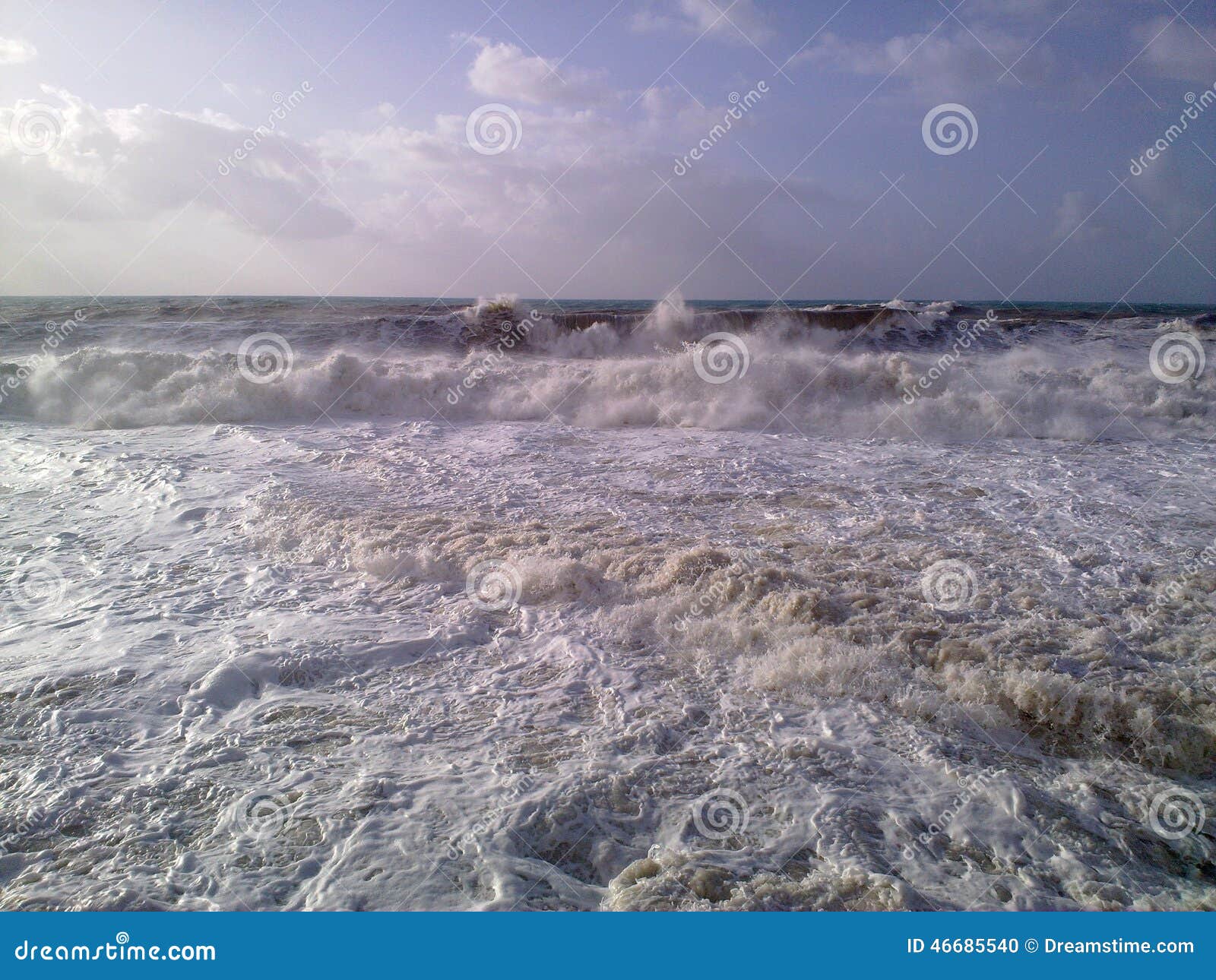 Wild sea stock photo. Image of isola, bluster, water - 46685540