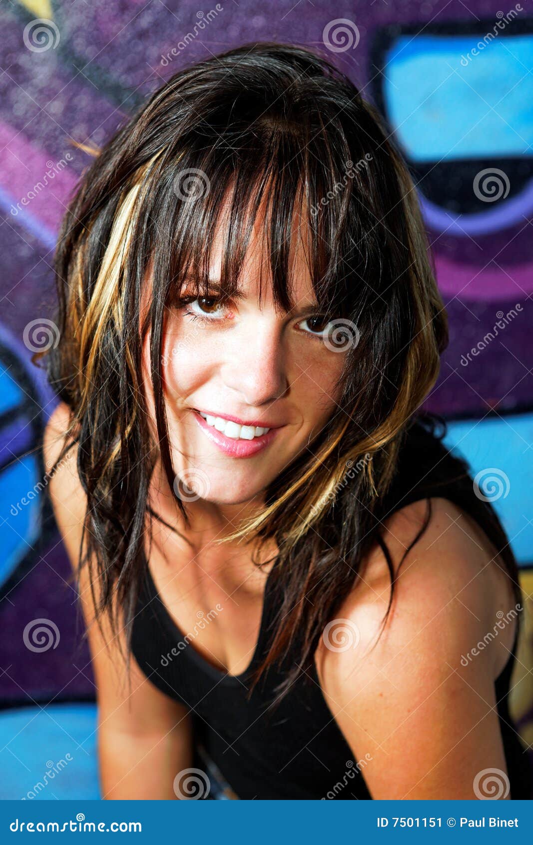 Wild smile stock image. Image of attractive, eyes, adult - 7501151