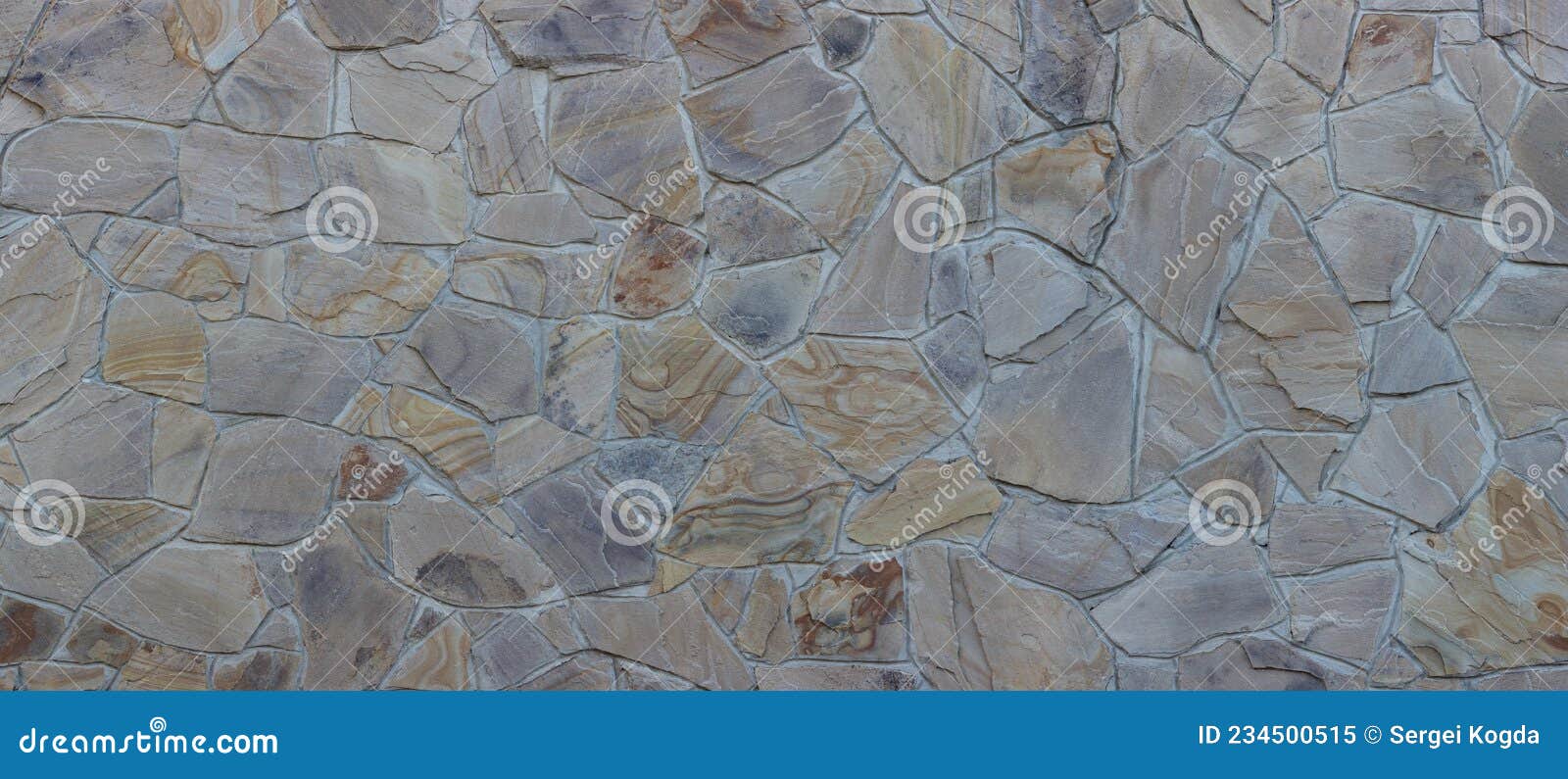 Wild-stone Texture. Brown Stone Cladding Background Panorama. Stock ...
