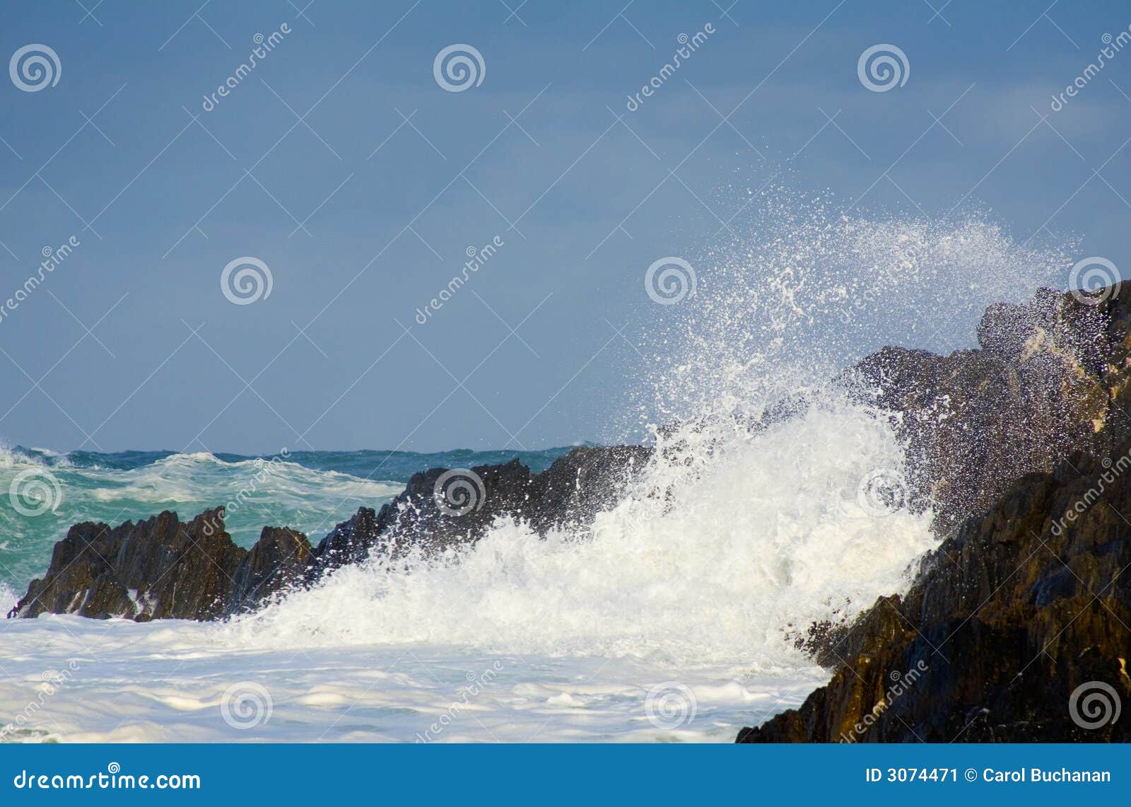 Wild Surf stock image. Image of beach, breakers, huge - 3074471