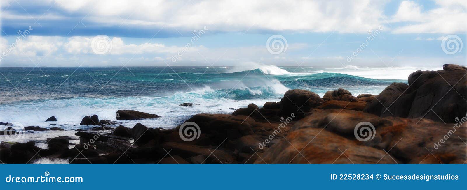 Wild Surf and Coastal Rocks Stock Photo - Image of ridge, beach: 22528234