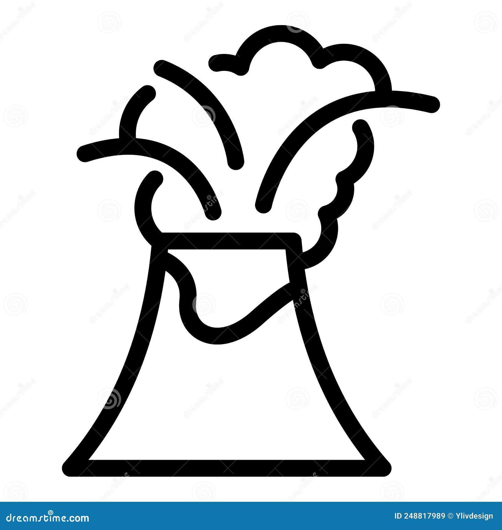 Wild Volcano Icon Outline Vector. Volcanic Lava Stock Vector ... Wild Volcano Icon Outline Vector. Volcanic Lava Stock Vector ...