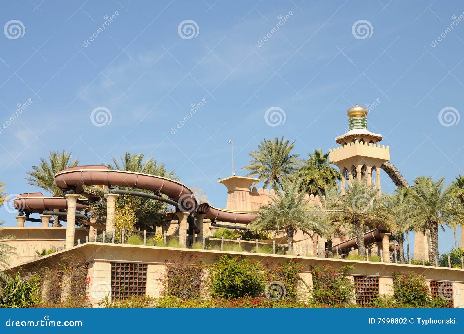 Wild Wadi Water Park in Dubai Stock Photo - Image of waterpark ...