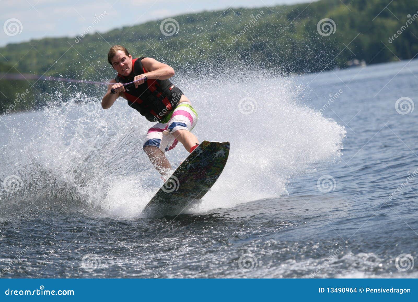 Wild Wakeboarding stock photo. Image of wild, wakeboarding - 13490964