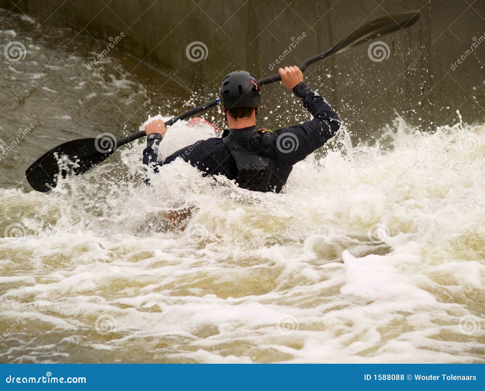 Wild water Canoe stock photo. Image of rowing, canu, paddling - 1588088