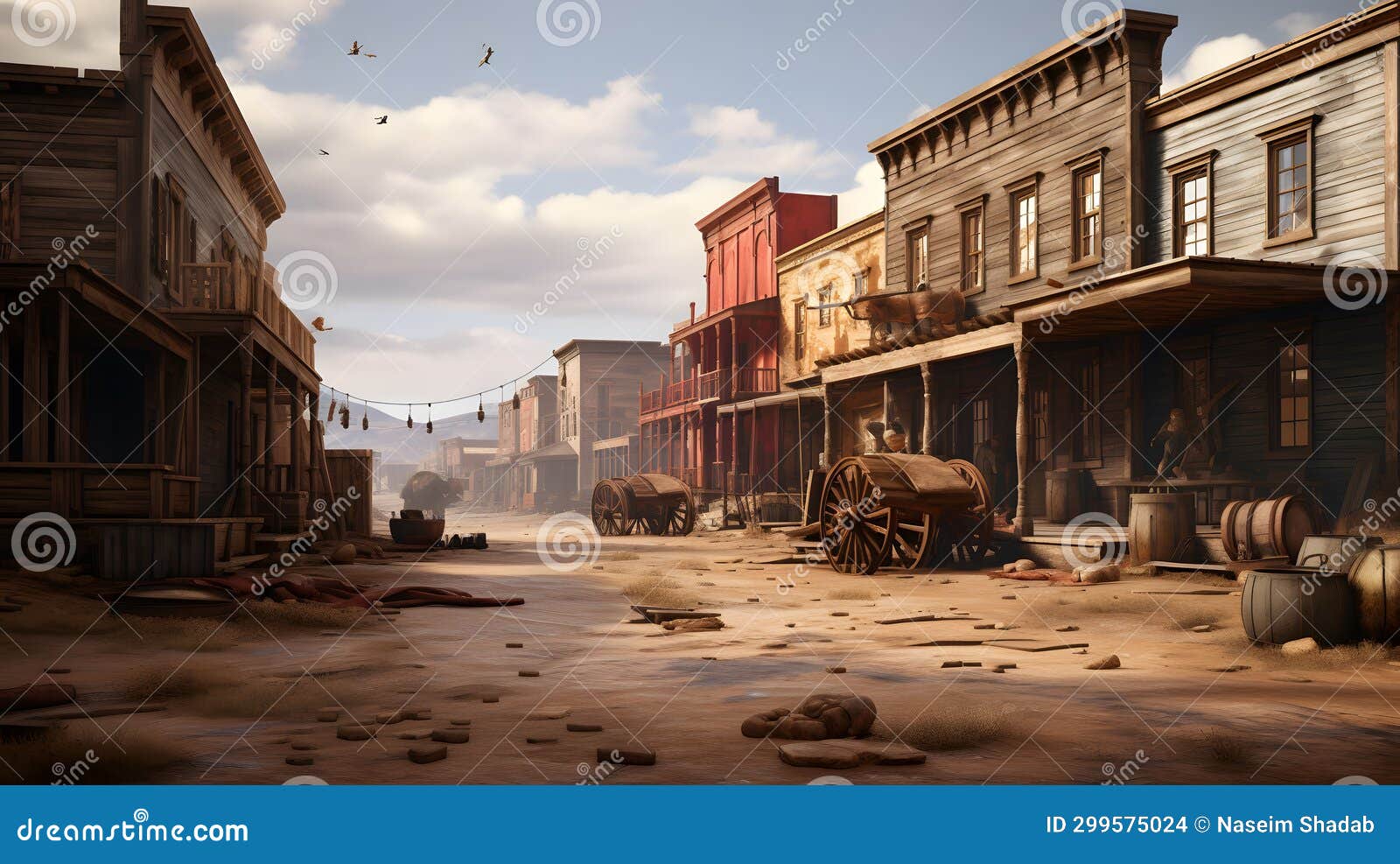 Wild west environment stock photo. Image of wild, morning - 299575024