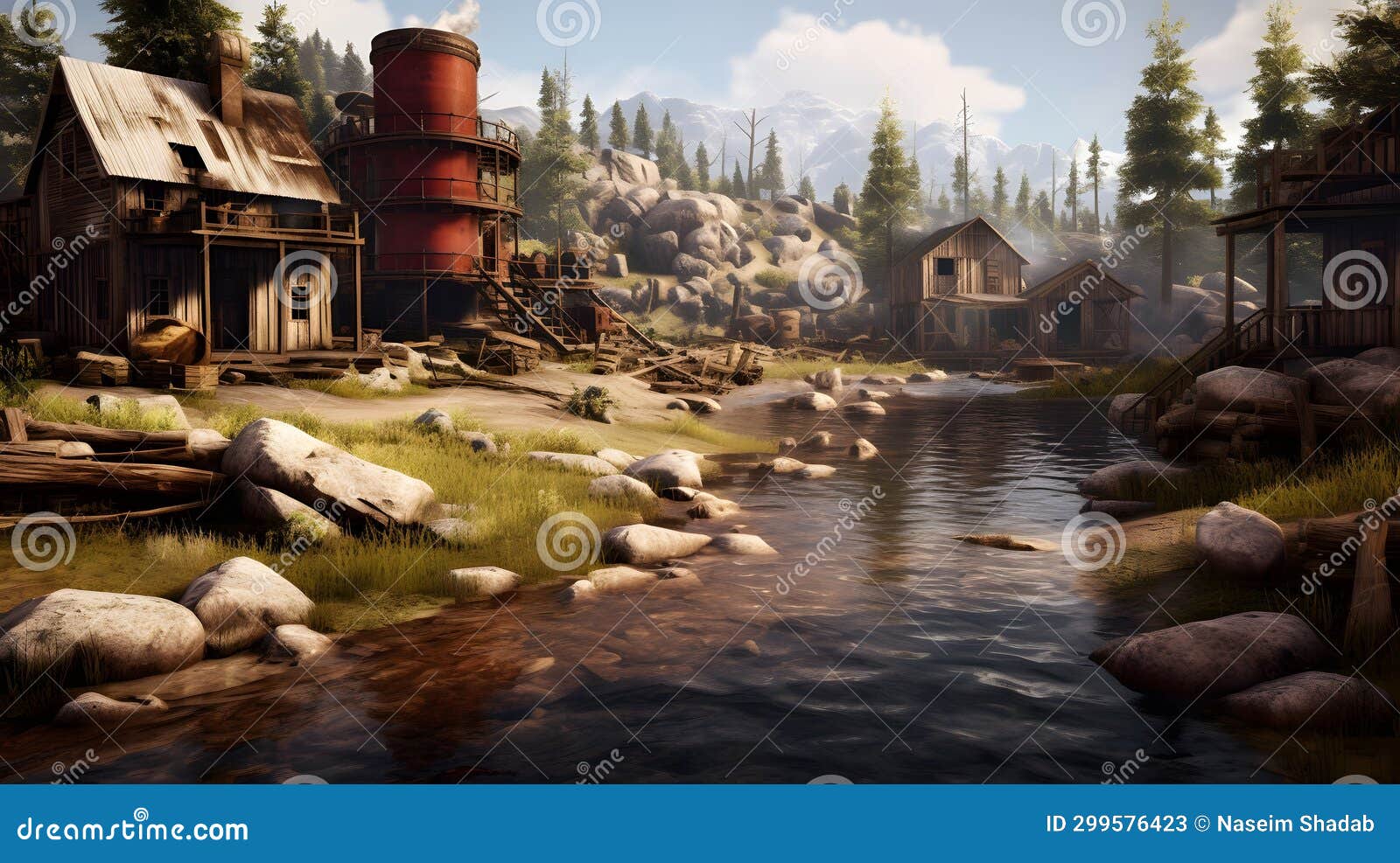 Wild west environment stock image. Image of darkness - 299576423