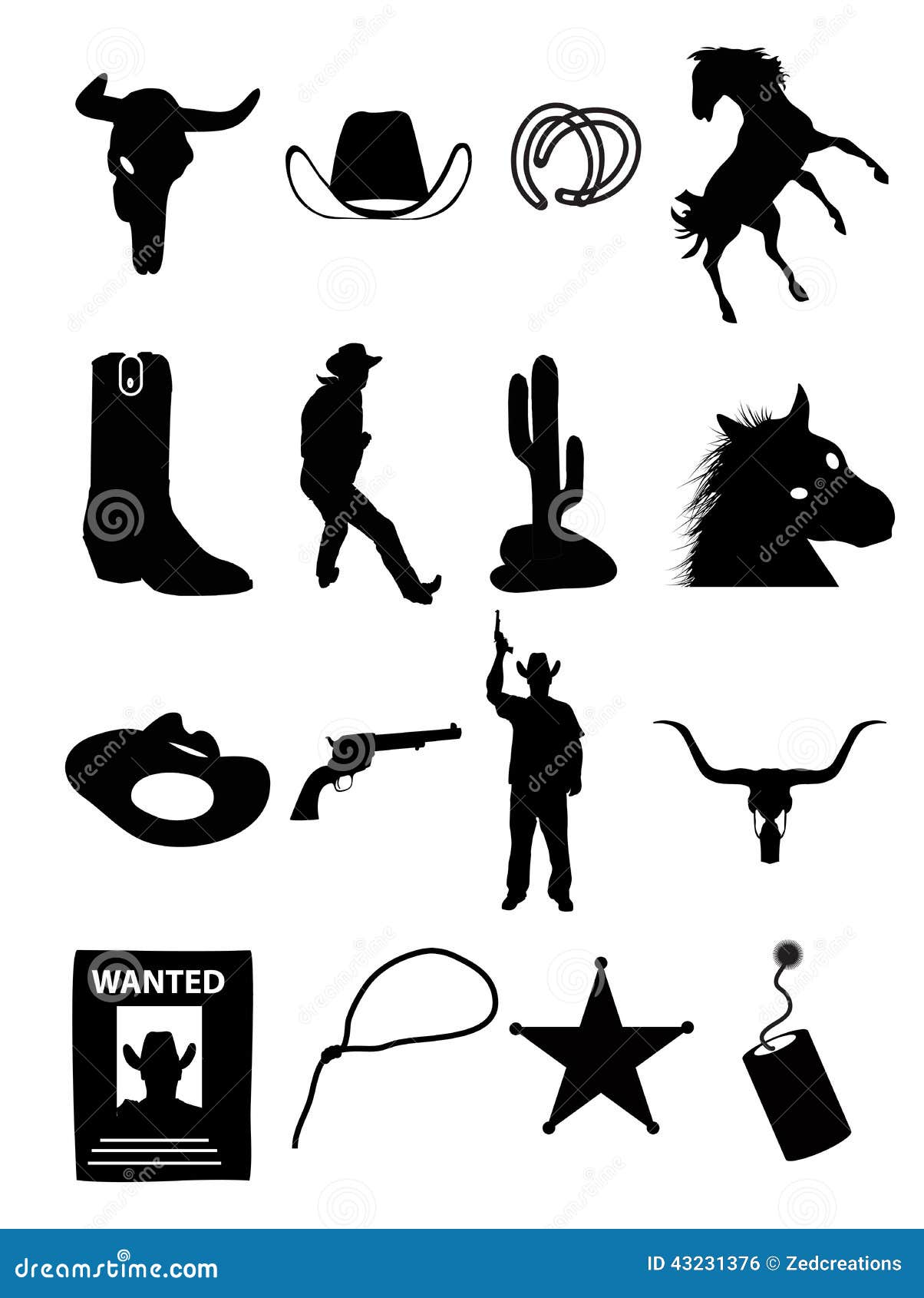 Wild west and cowboy icons stock vector. Illustration of icon - 43231376 Wild west and cowboy icons stock vector. Illustration of icon - 43231376